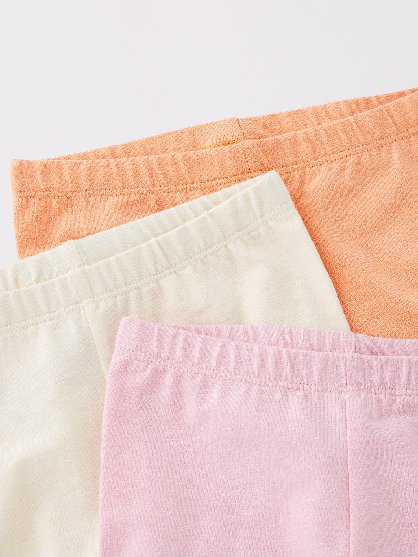 Mini V by Very Girls 3 Pack Crochet Trim Cycling Shorts - Multi | Very