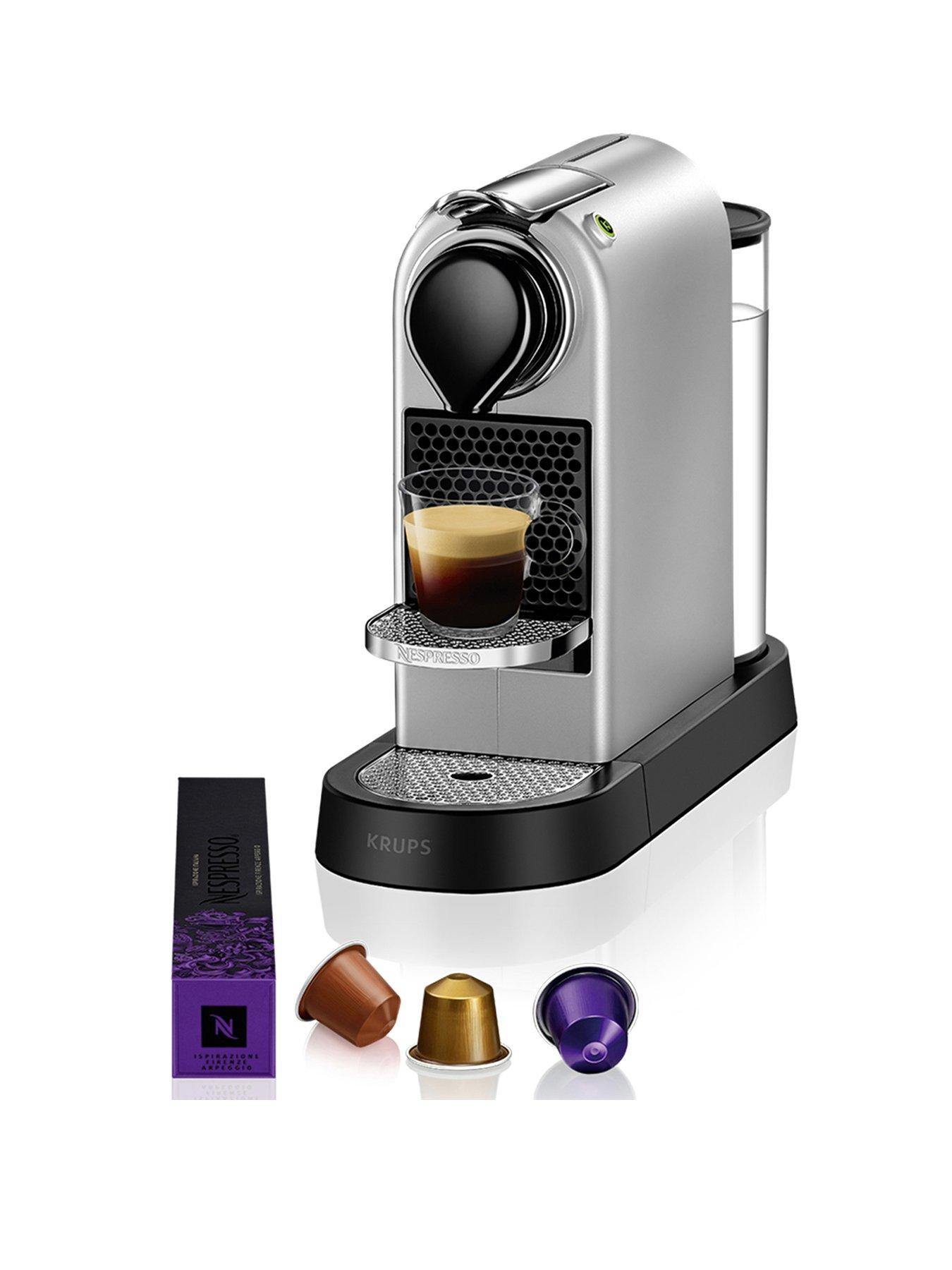 Nespresso CitiZ Pod Coffee Machine by Krups Silver | Very