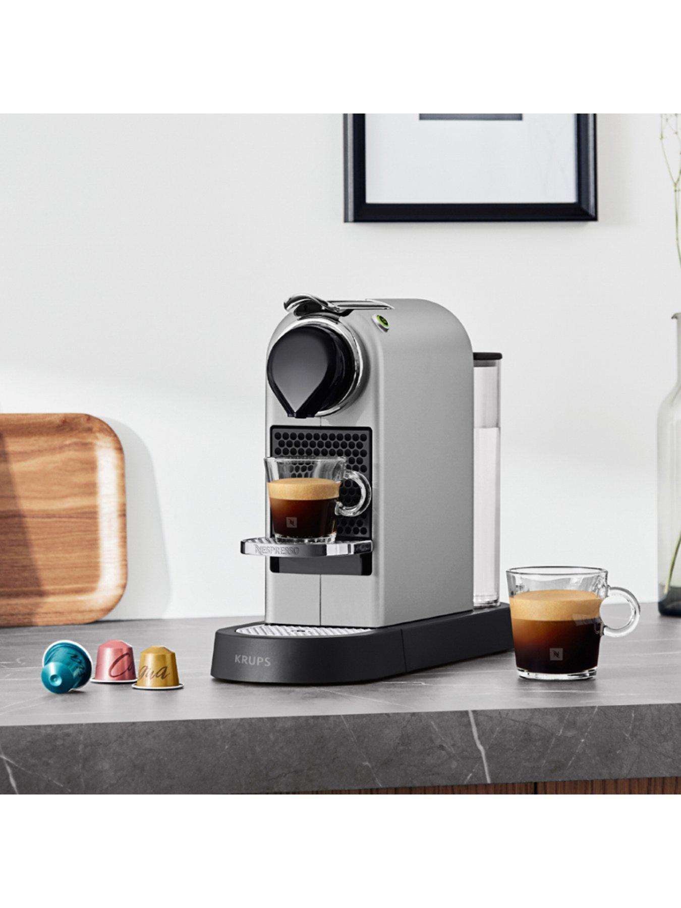 Nespresso CitiZ Pod Coffee Machine by Krups Silver | Very