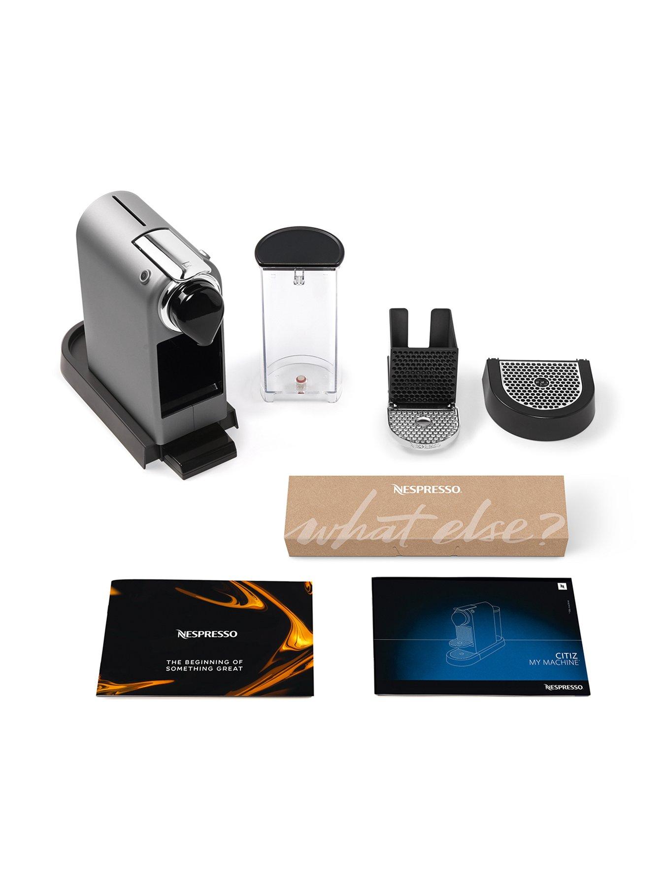 Nespresso CitiZ Pod Coffee Machine by Krups Silver | Very