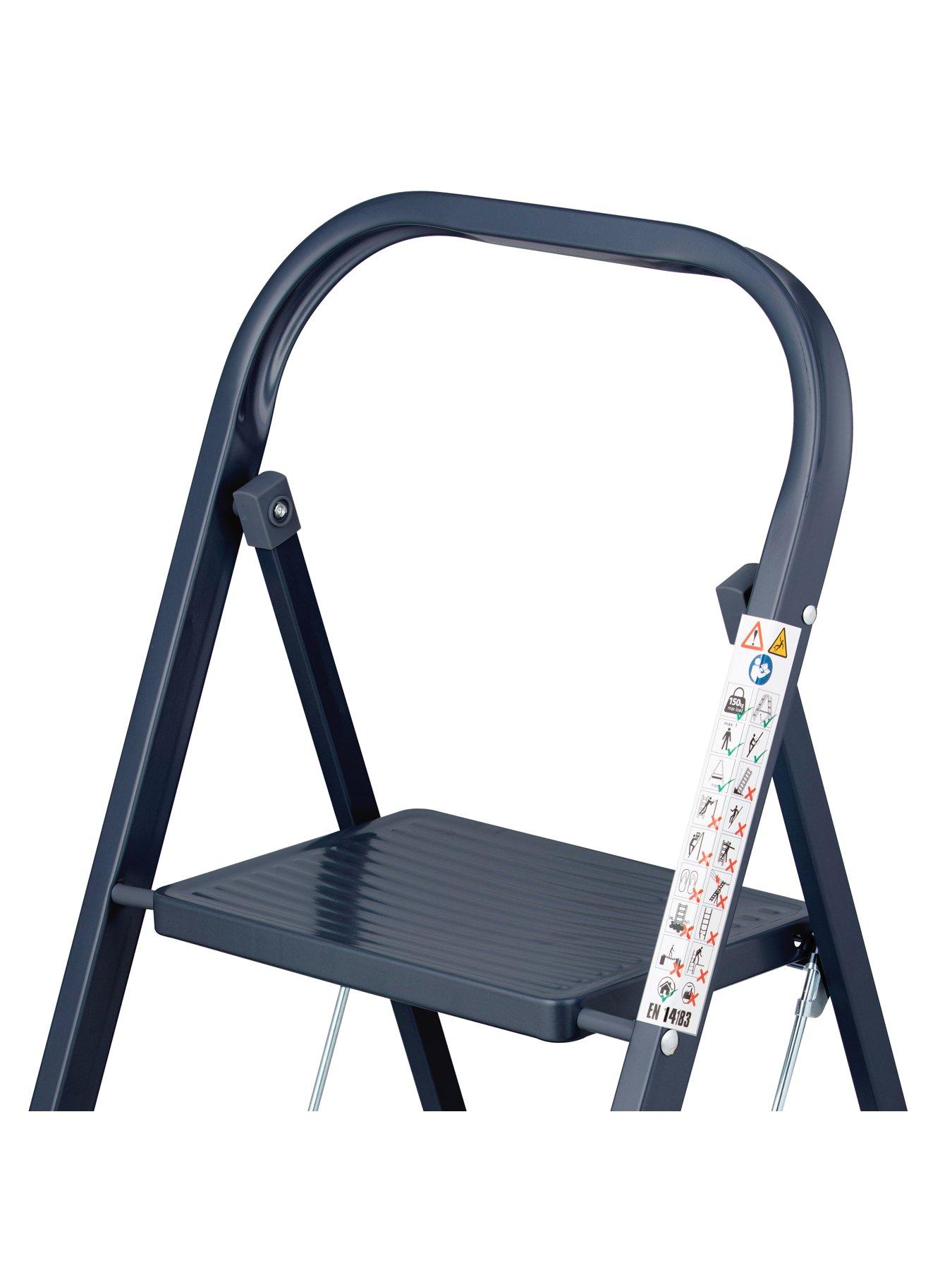 Our House OurHouse 2 Tread Steel (Anthracite) Step Ladder | Very