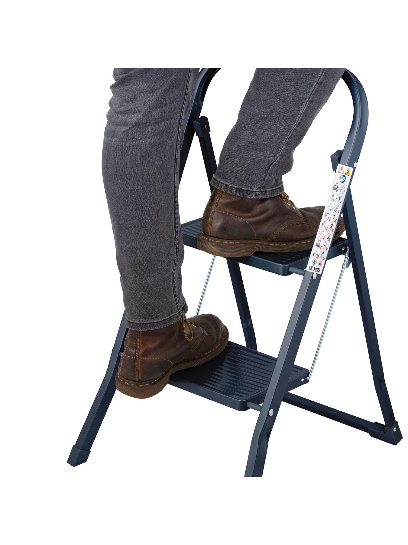 Our House OurHouse 2 Tread Steel (Anthracite) Step Ladder | Very