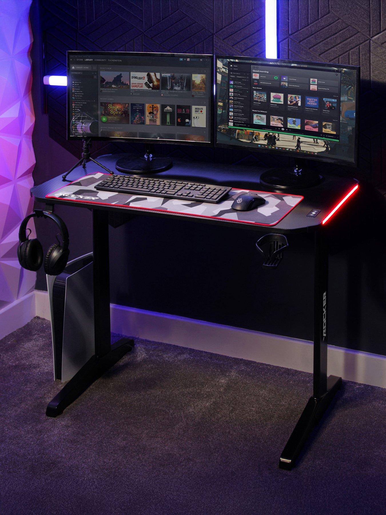 X Rocker Panther RGB desk | Very