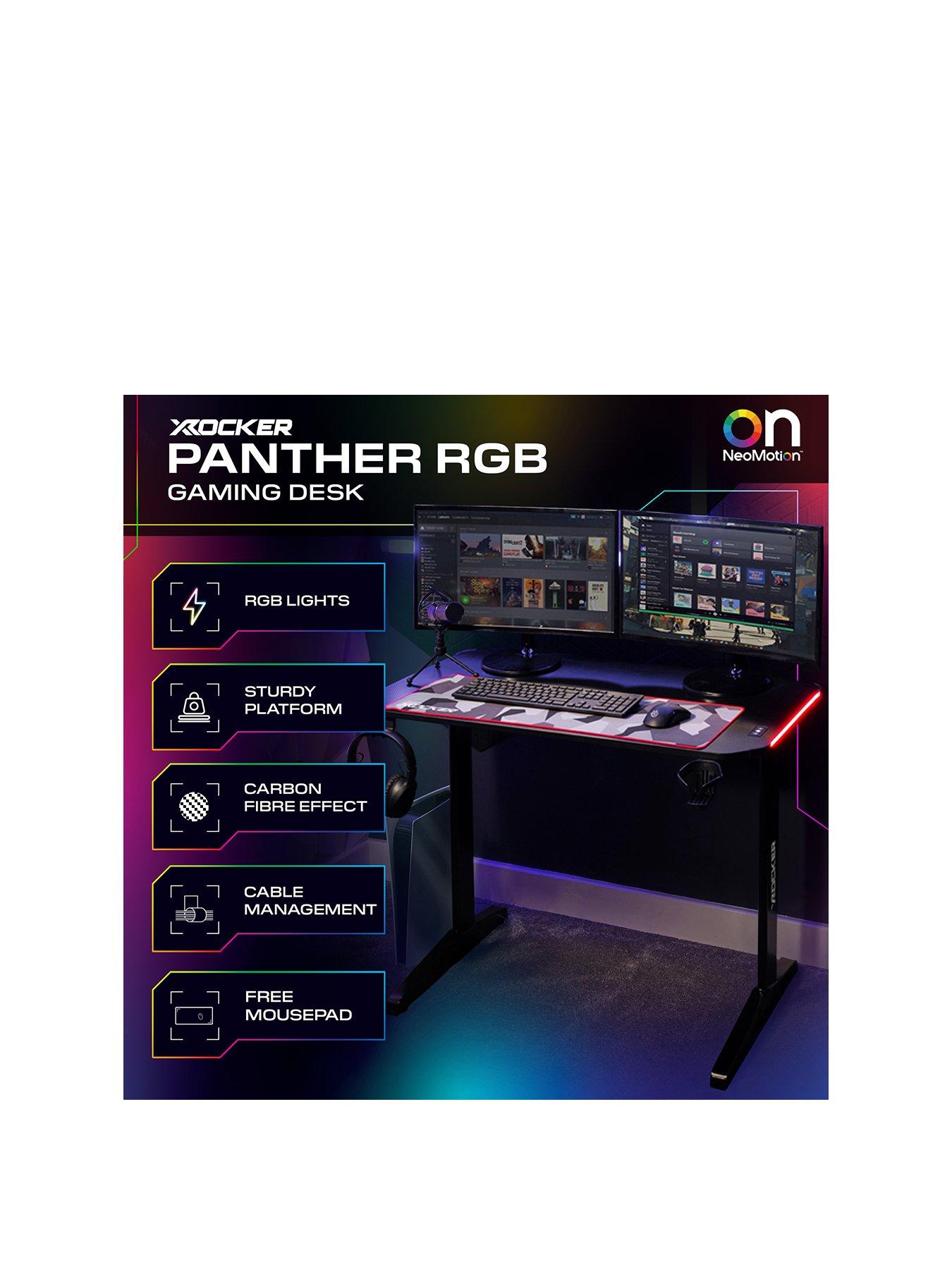 X Rocker Panther RGB desk | Very
