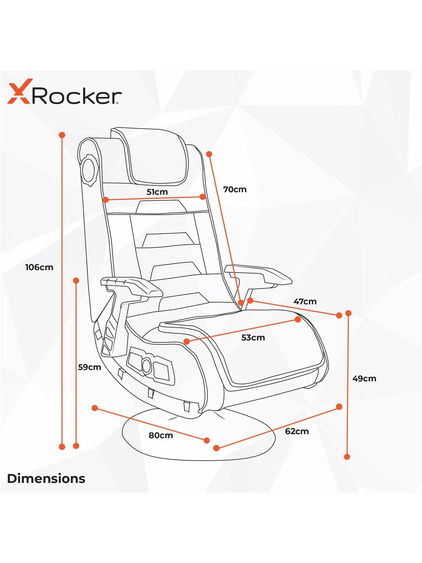 X Rocker X-Pro 4.1 Audio Gaming Pedestal Chair | Very