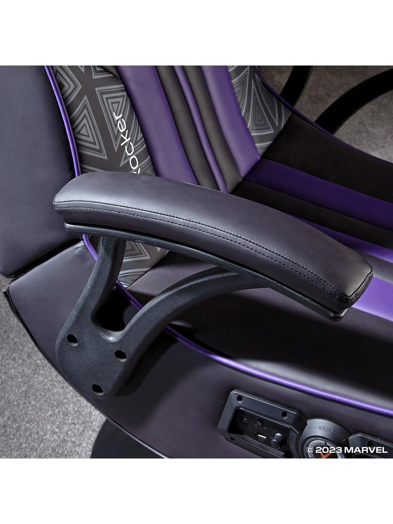 X Rocker Marvel 2.1 Audio Ped Rocker Chair - Elite - Black Panther | Very