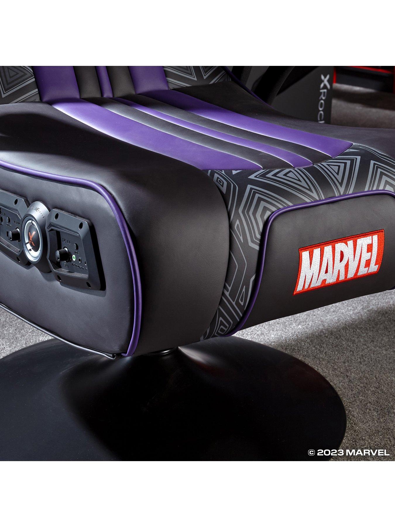 X Rocker Marvel 2.1 Audio Ped Rocker Chair - Elite - Black Panther | Very