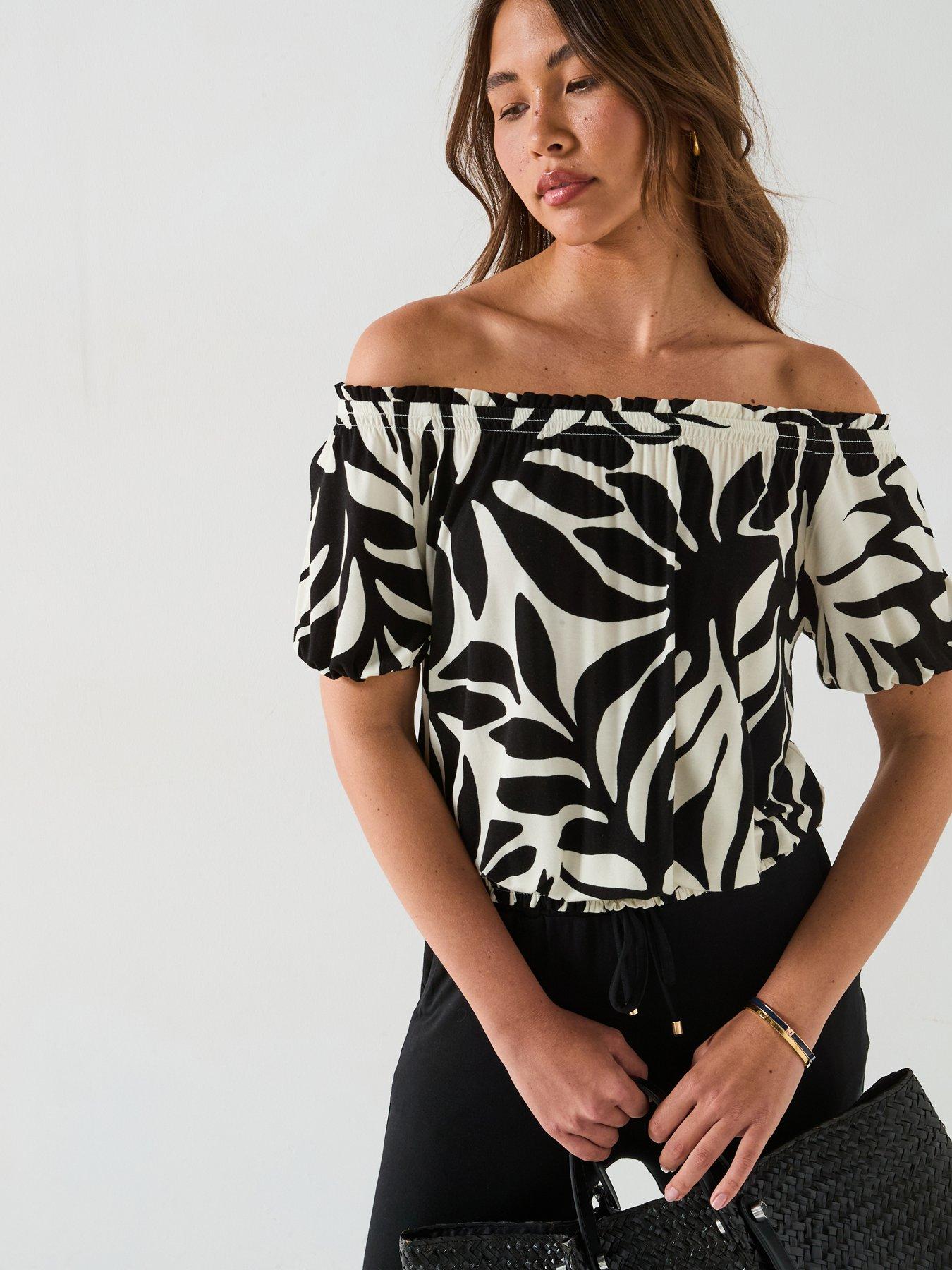 Womens Bardot Tops - Very