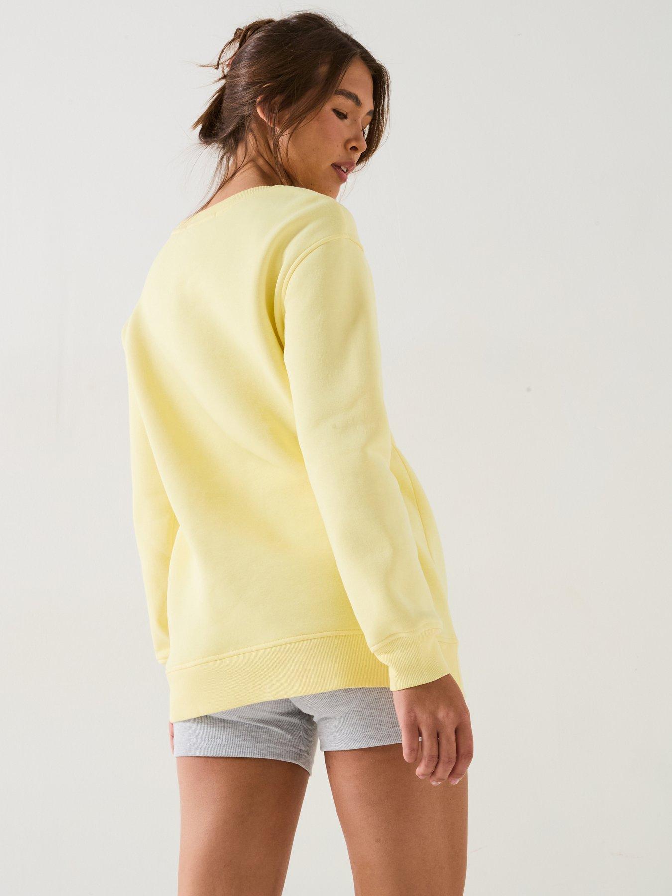 Everyday The Essential Longline Sweat - Yellow | Very