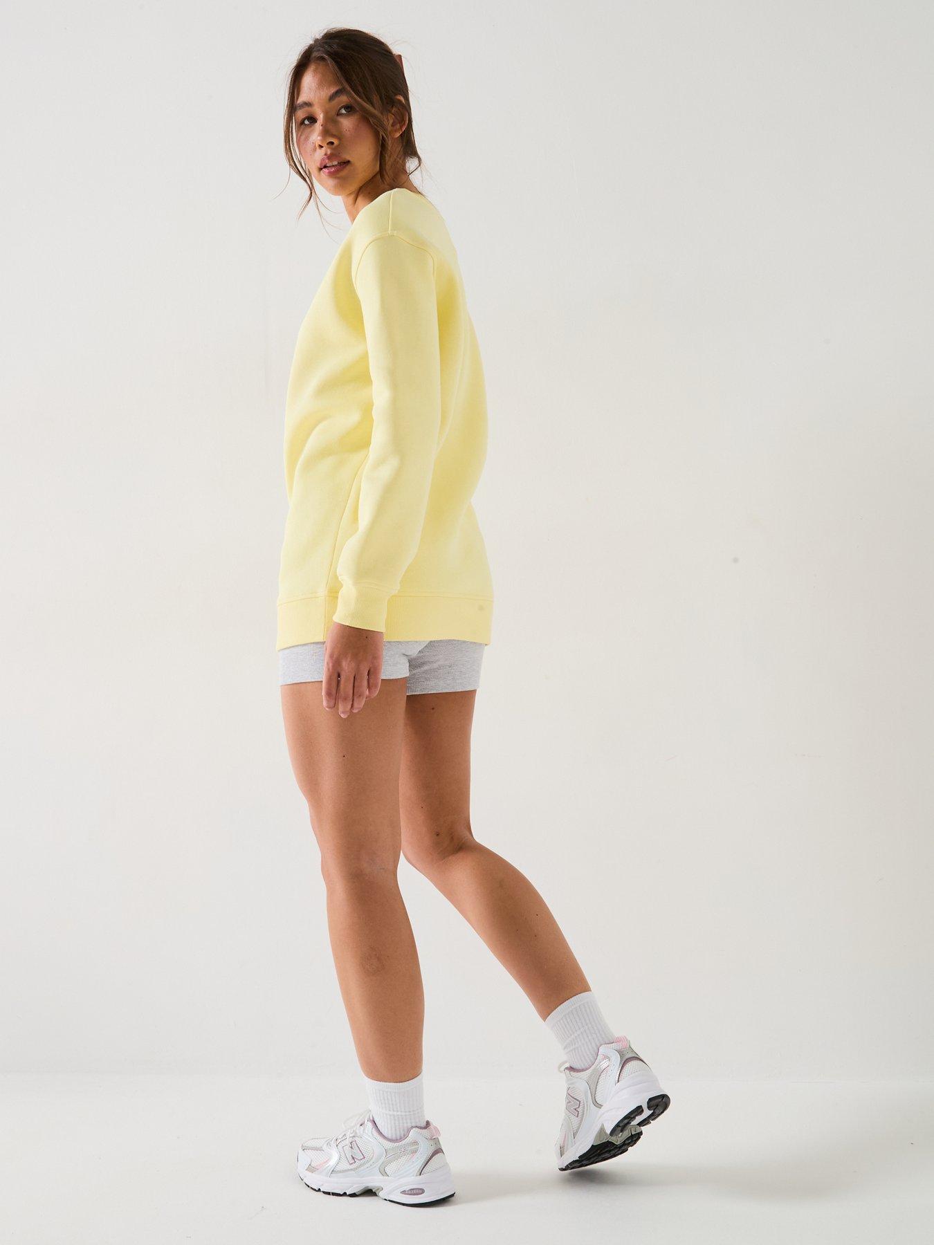 Everyday The Essential Longline Sweat - Yellow | Very
