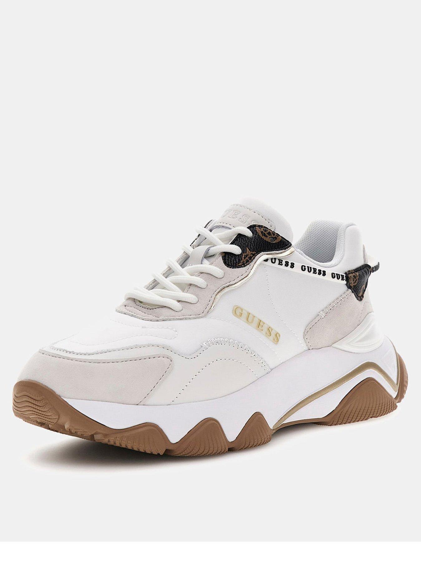 Guess Micola Ultra Chunky Trainers - White | Very