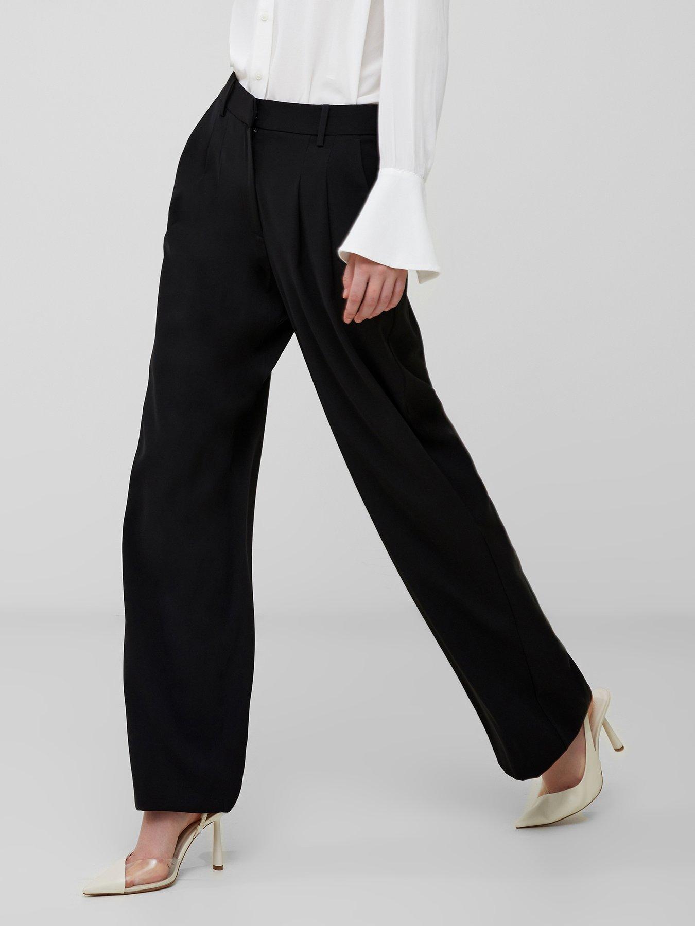 French Connection Suit Trousers With Concealed Pockets - Black | Very