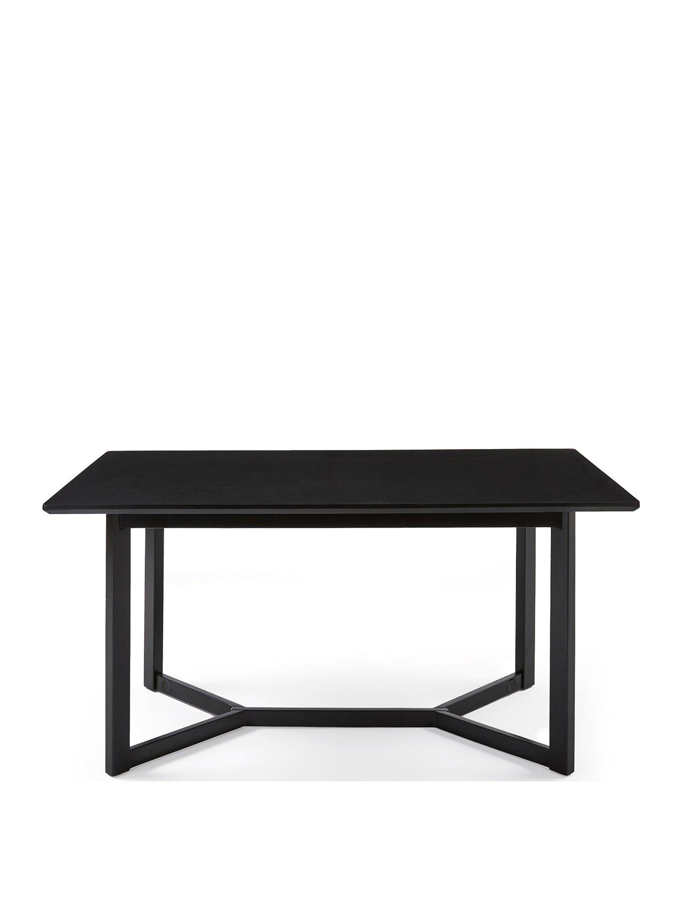 Very Home Ari 160 cm Dining Table - Black - FSC® Certified | Very