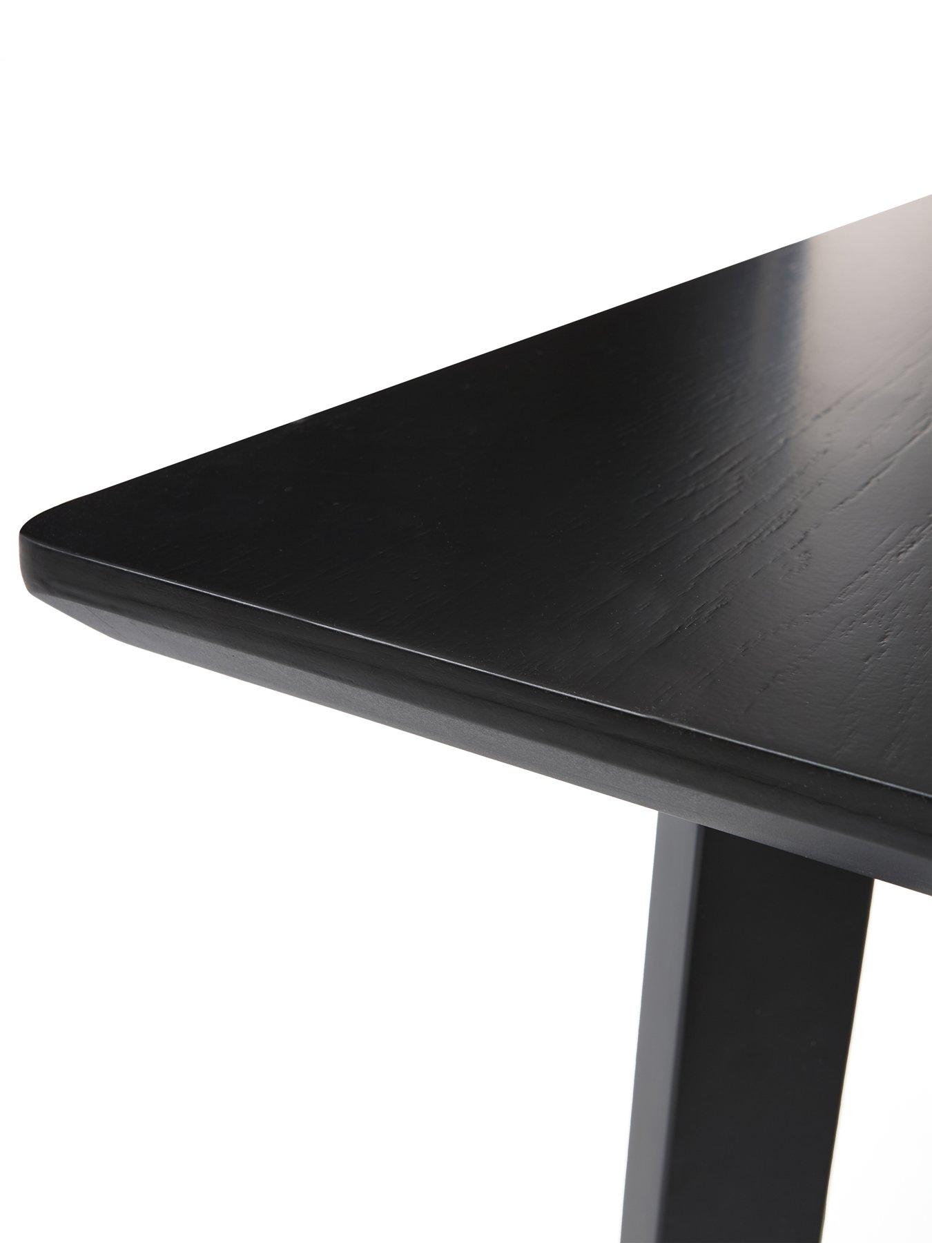 Very Home Ari 160 cm Dining Table - Black - FSC® Certified | Very