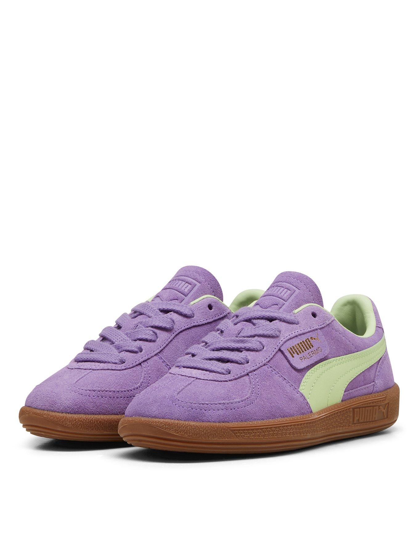 Puma Junior Palermo Trainers - Purple | Very