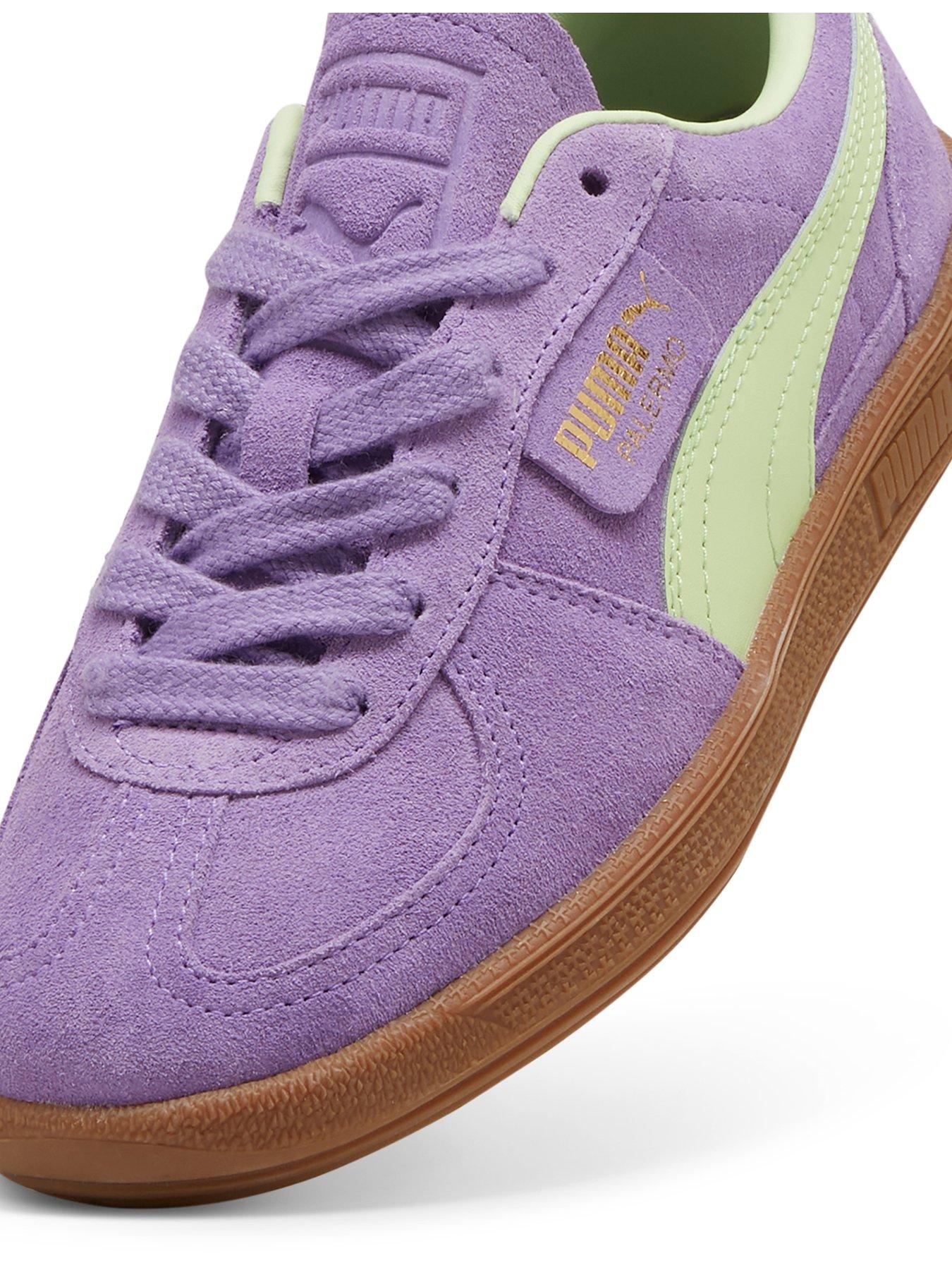 Puma Junior Palermo Trainers - Purple | Very
