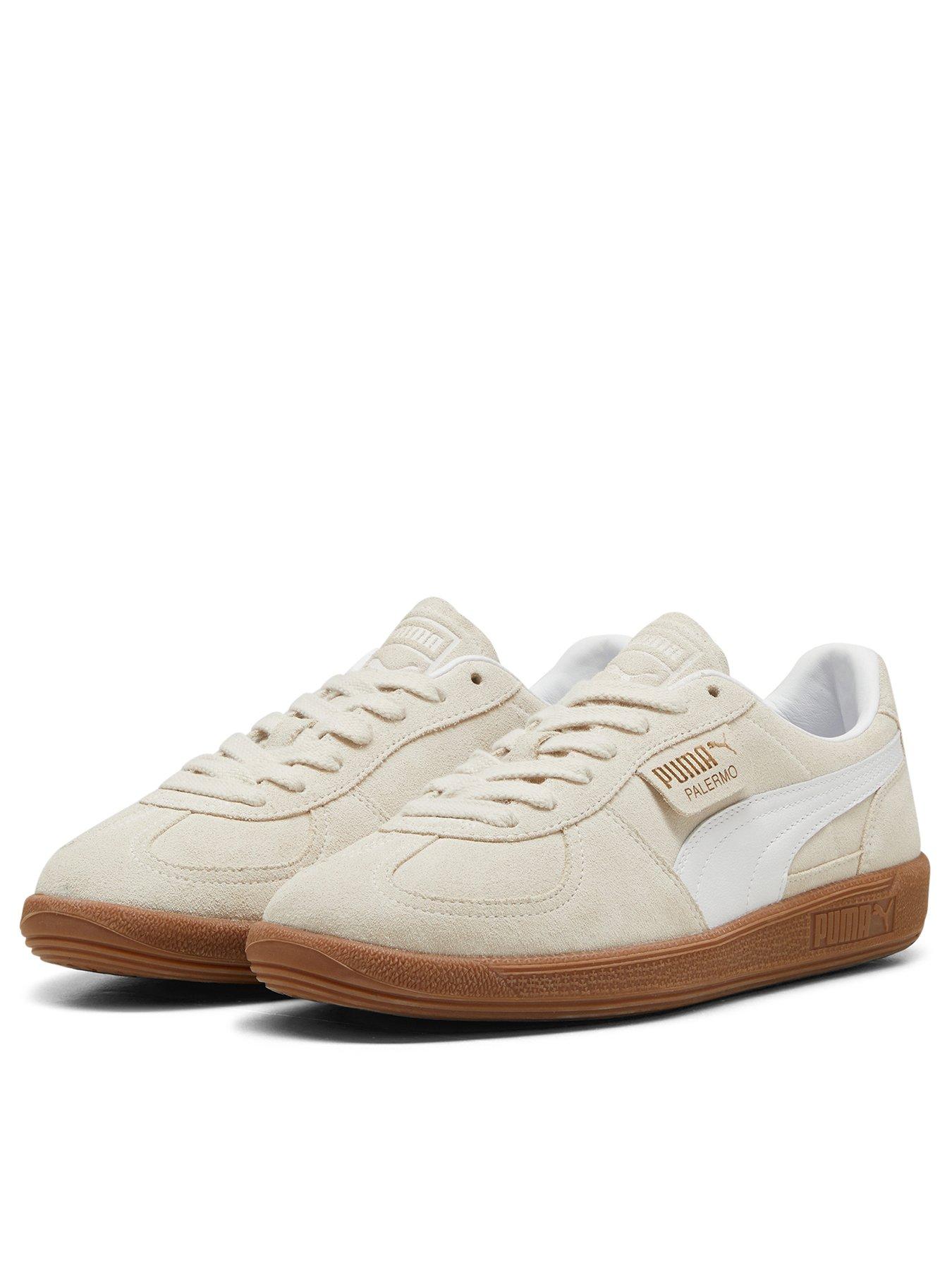 Puma Unisex Palermo Trainers - Light Grey | Very