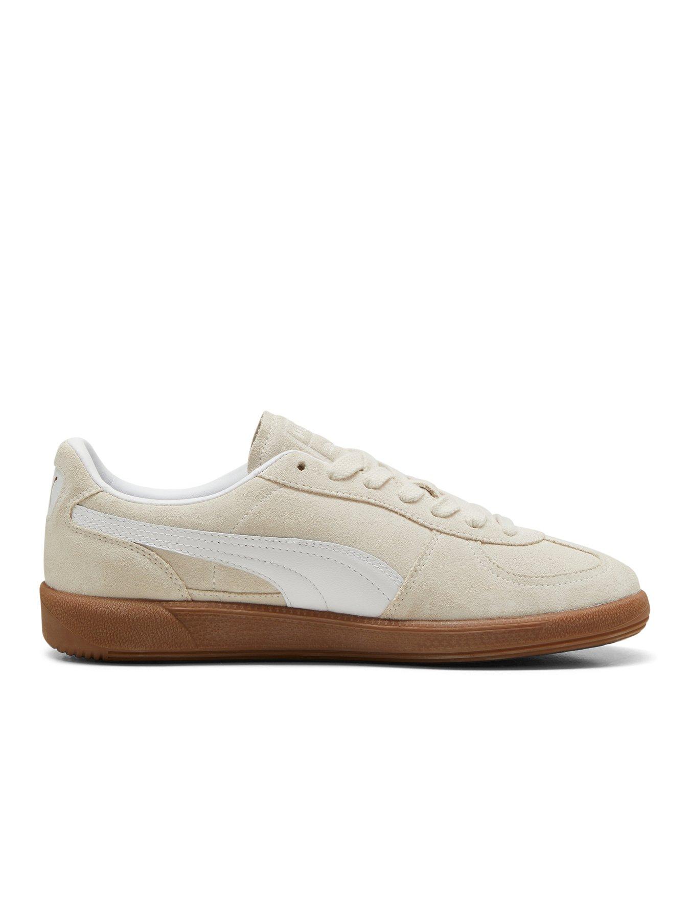 Puma Unisex Palermo Trainers - Light Grey | Very