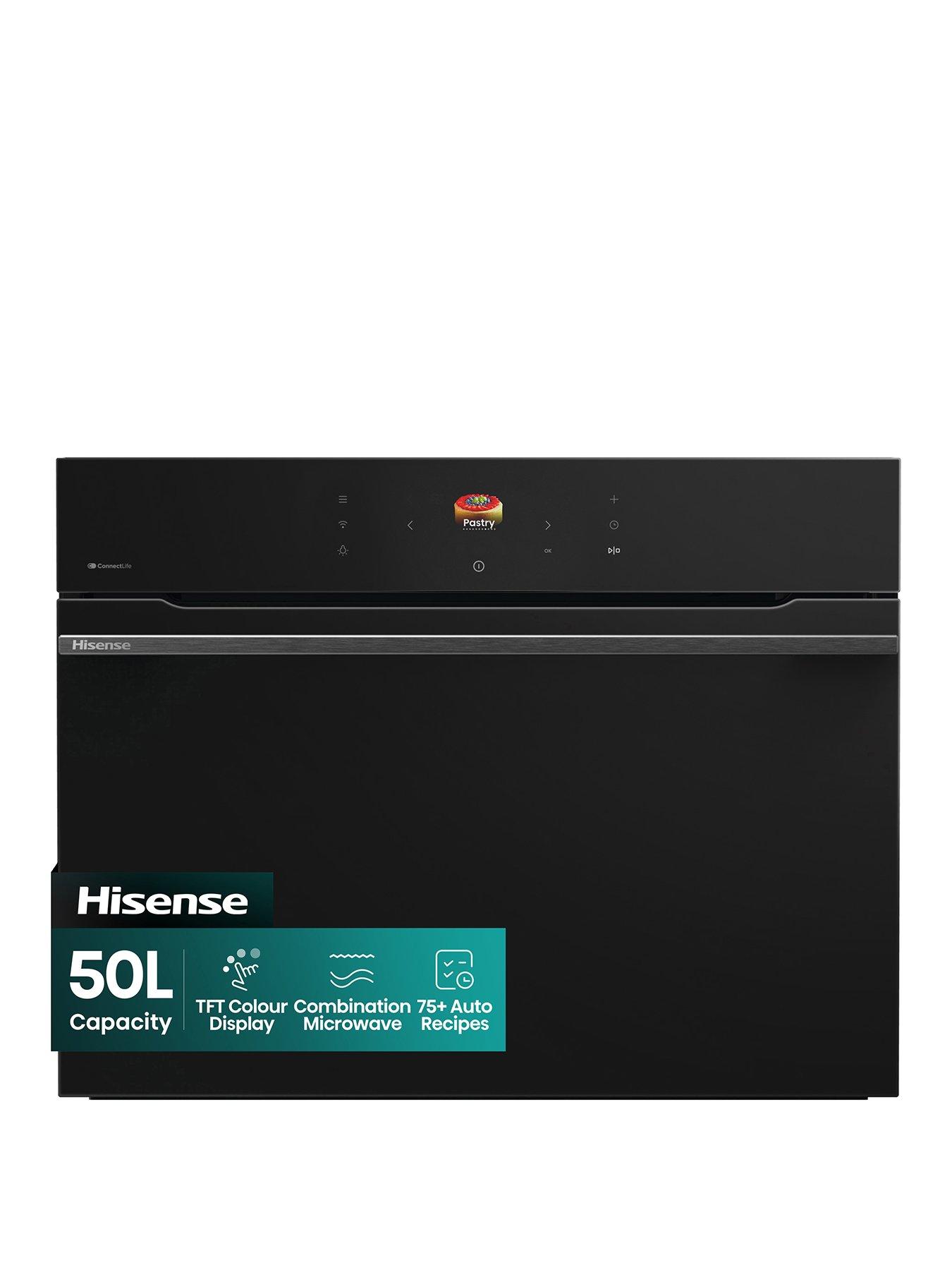 Hisense Hi8 BlackLine BIM4AH8UKWF 50L Built-in Multifunctional Electric ...