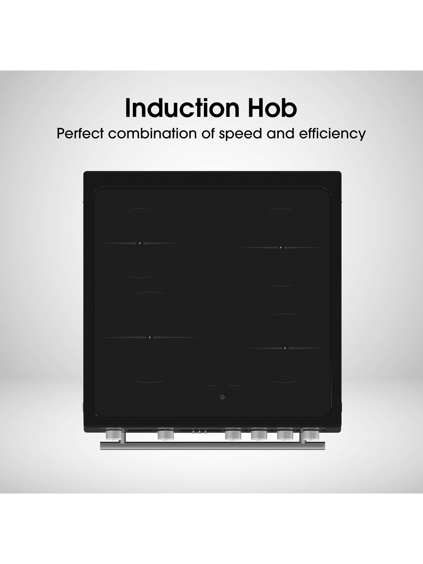 Hisense HDE3211BIBUK Induction Freestanding 60cm Electric Cooker ...