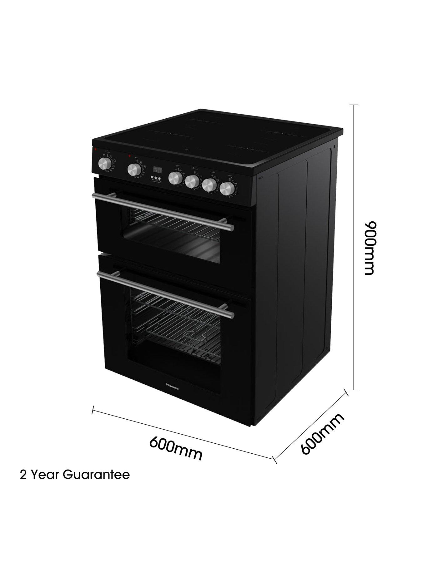 Hisense HDE3211BIBUK Induction Freestanding 60cm Electric Cooker ...