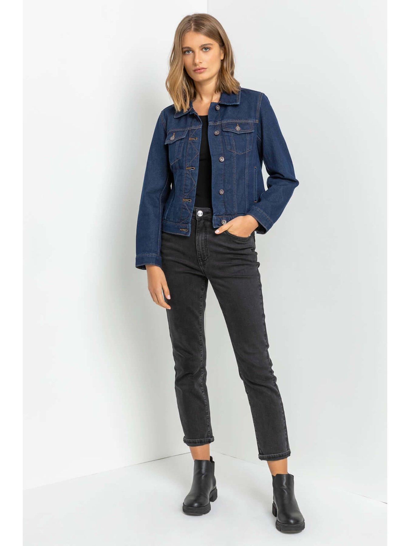 Roman Classic Cotton Denim Jacket - Indigo | Very