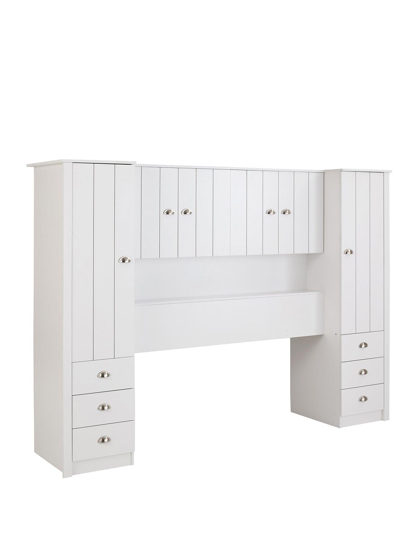 Very Home Atlanta Overbed Storage Unit - White | Very