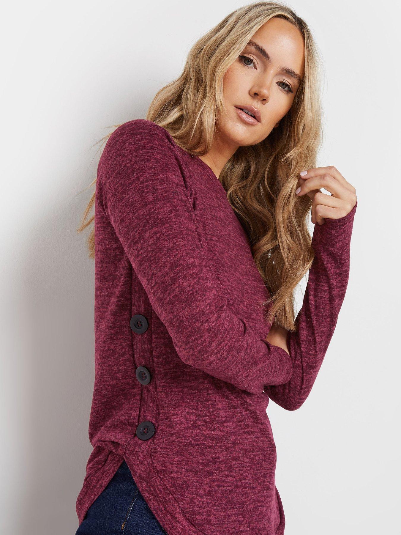 Long Tall Sally Tall Side Button Top | Very