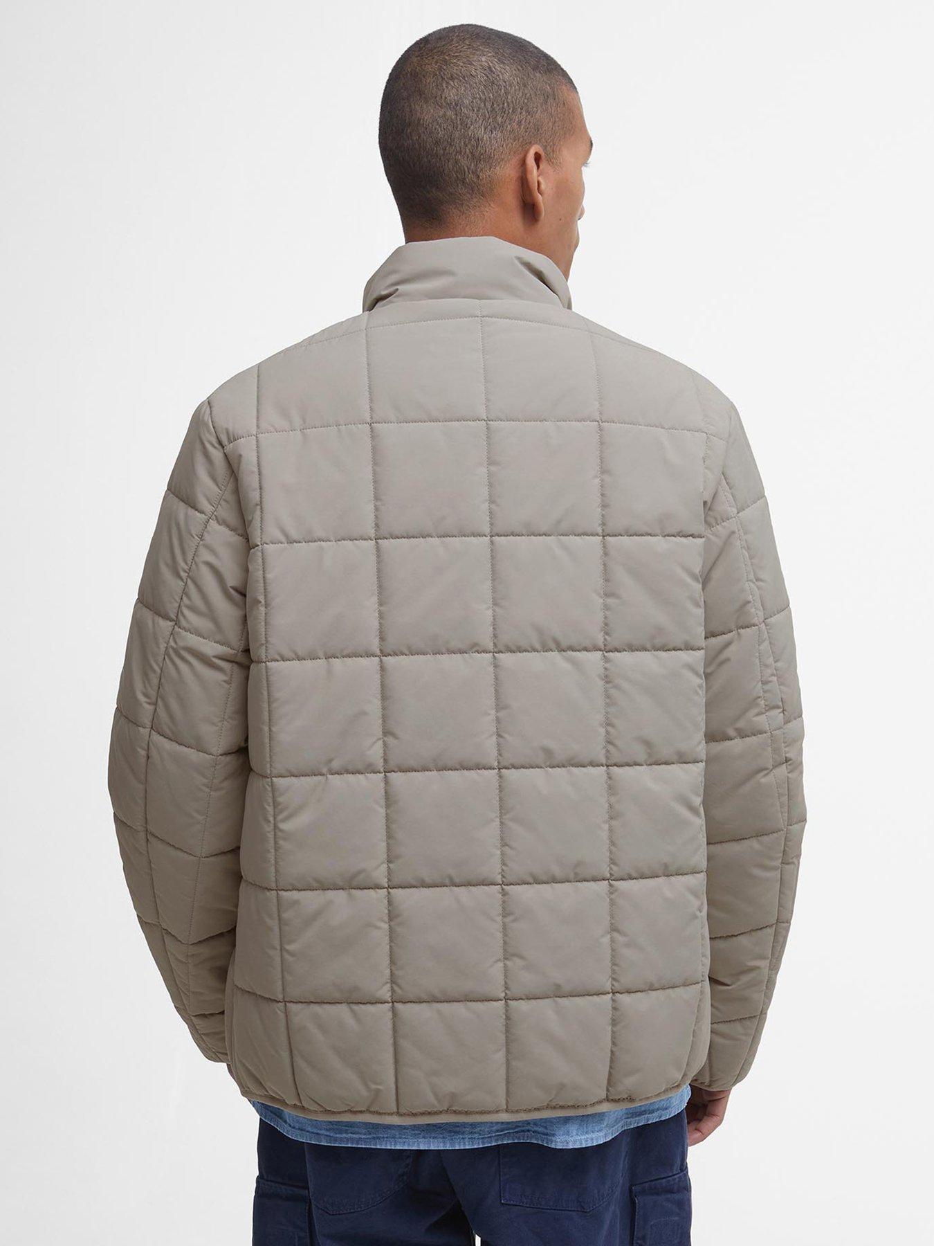 Barbour Shoreman Quilted Jacket - Light Grey | Very