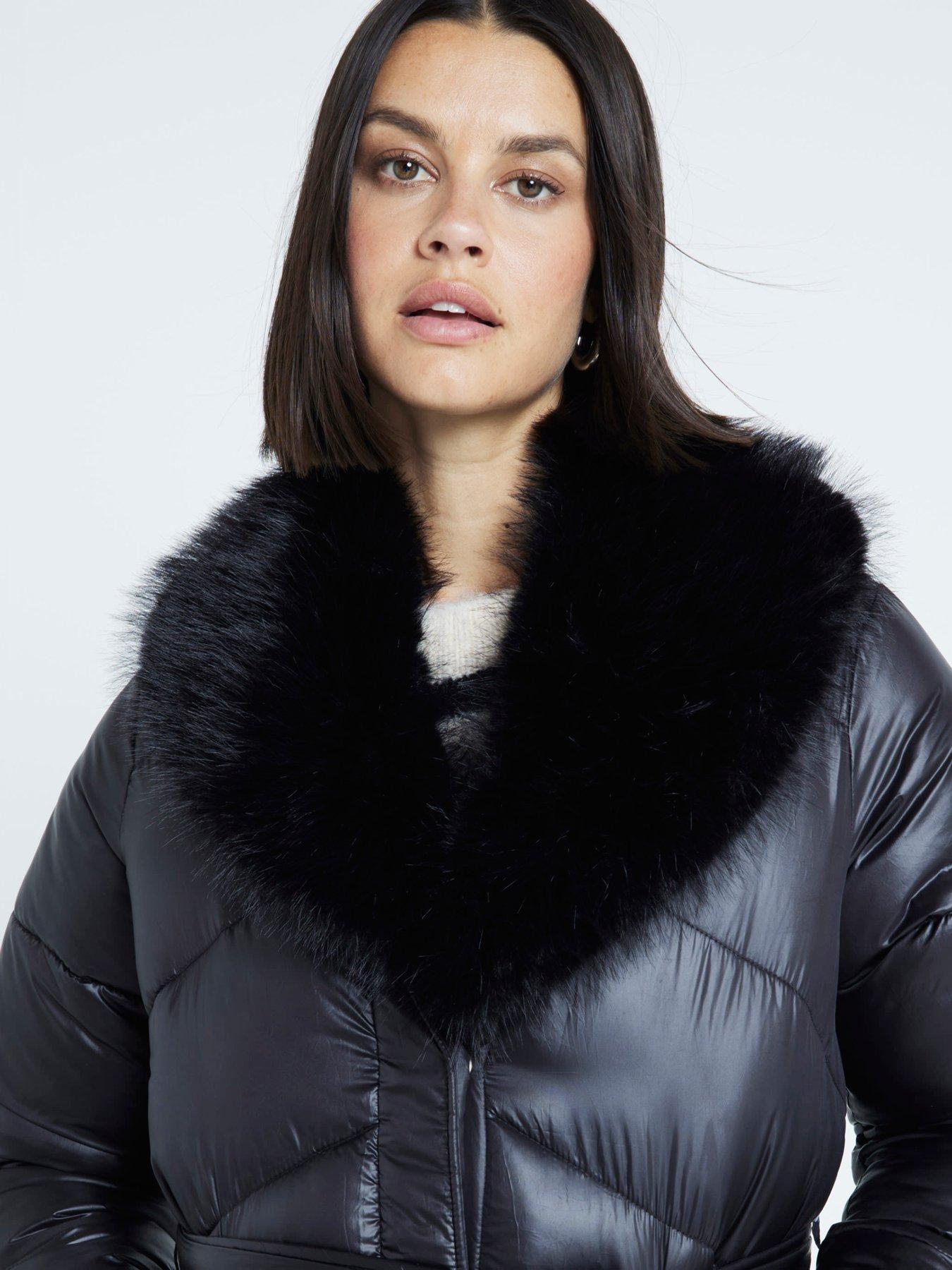 River Island Chubby Padded Jacket - Black | Very