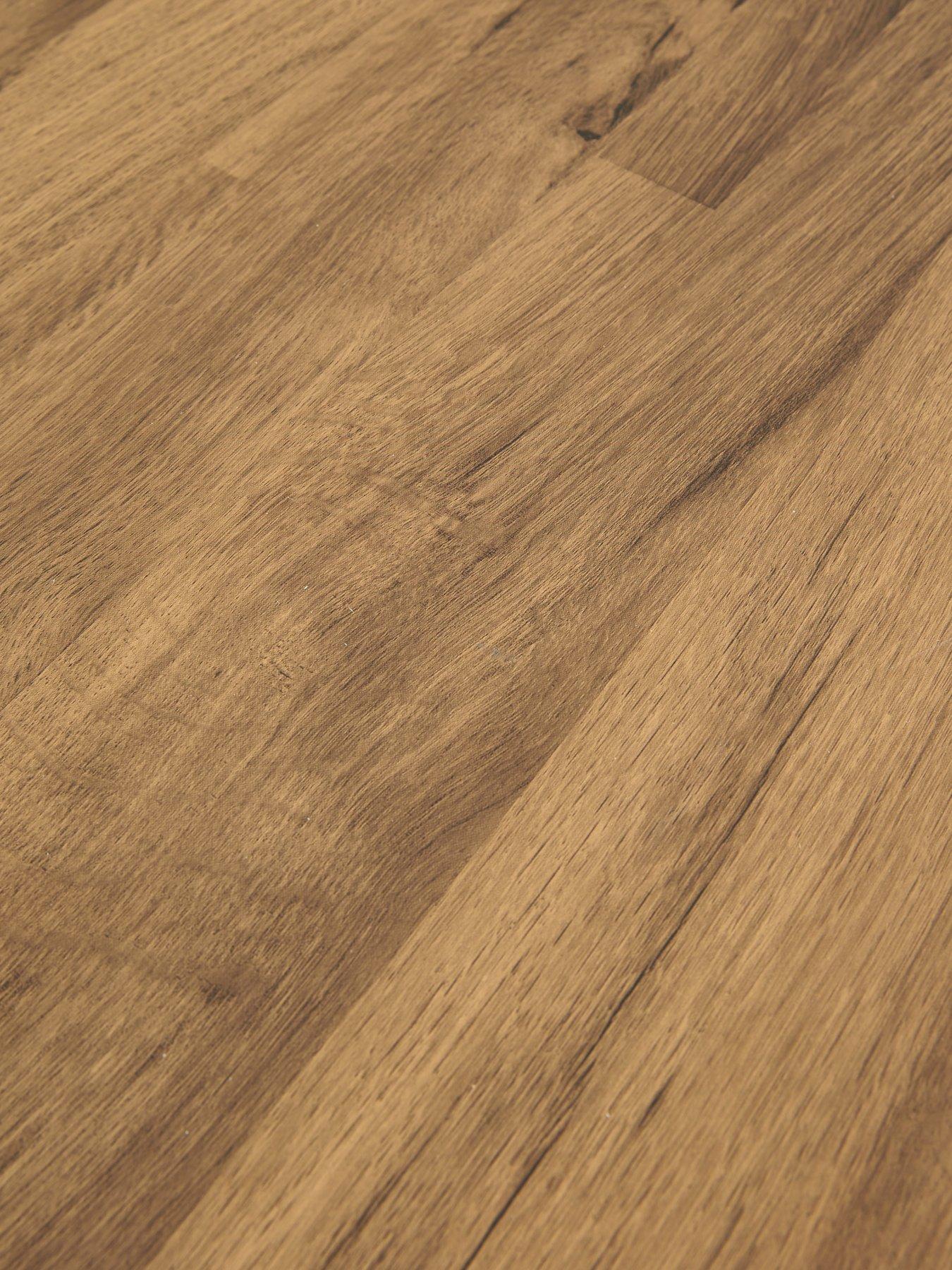 Very Home Harlem Mid Oak and Metal 180 cm Dining Table - FSC® Certified ...