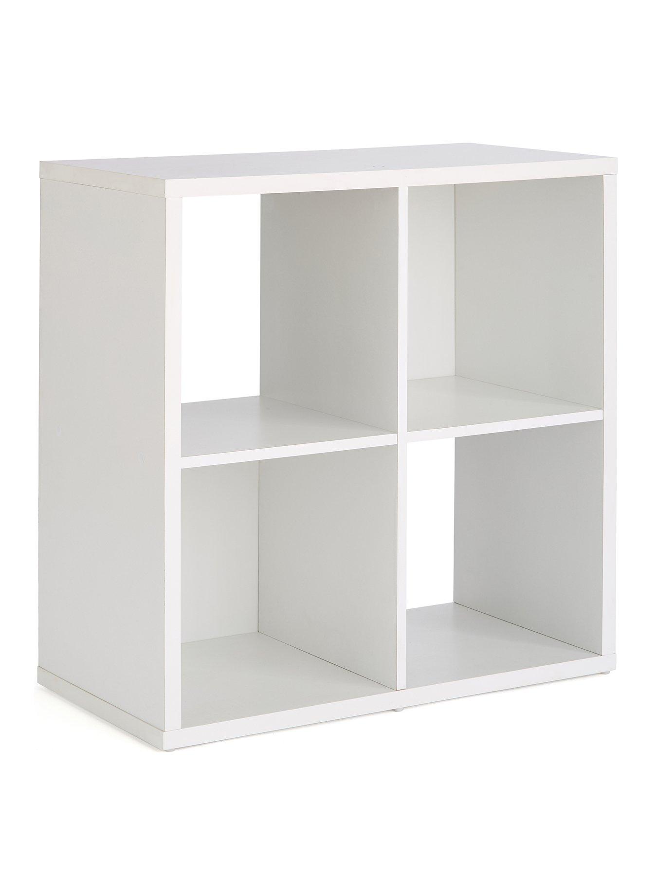 Very Home Metro 4 Square Shelf Unit - White - FSC® Certified | Very