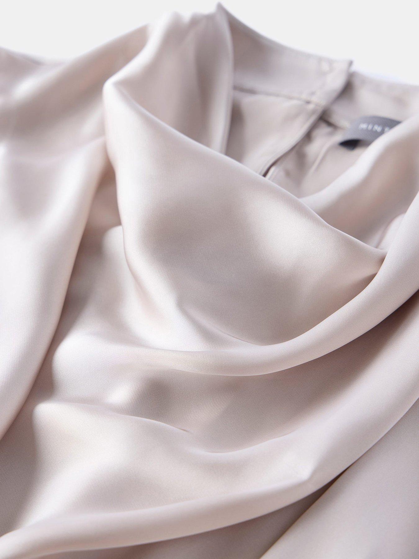 Mint Velvet Cowl Neck Top - Natural | Very