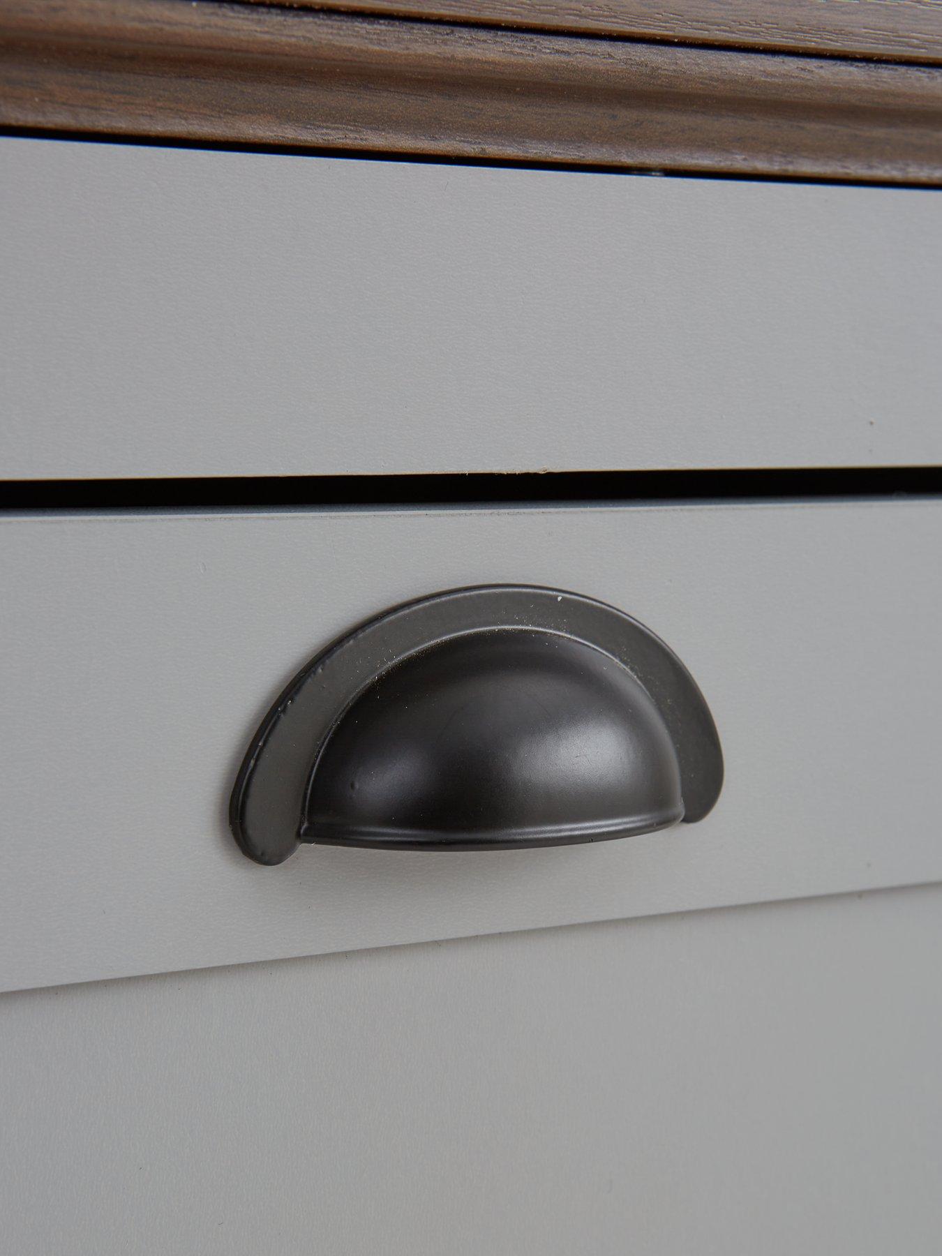 Very Home New Devon Compact Sideboard - Grey/Walnut - FSC Certified | Very