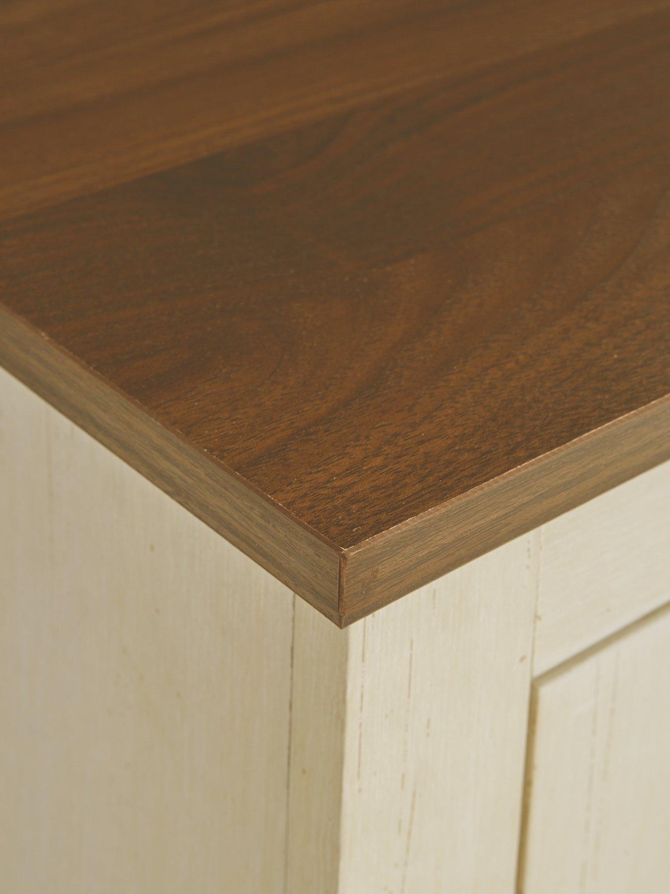 Very Home New Devon Compact Sideboard - Ivory/Walnut - FSC Certified | Very