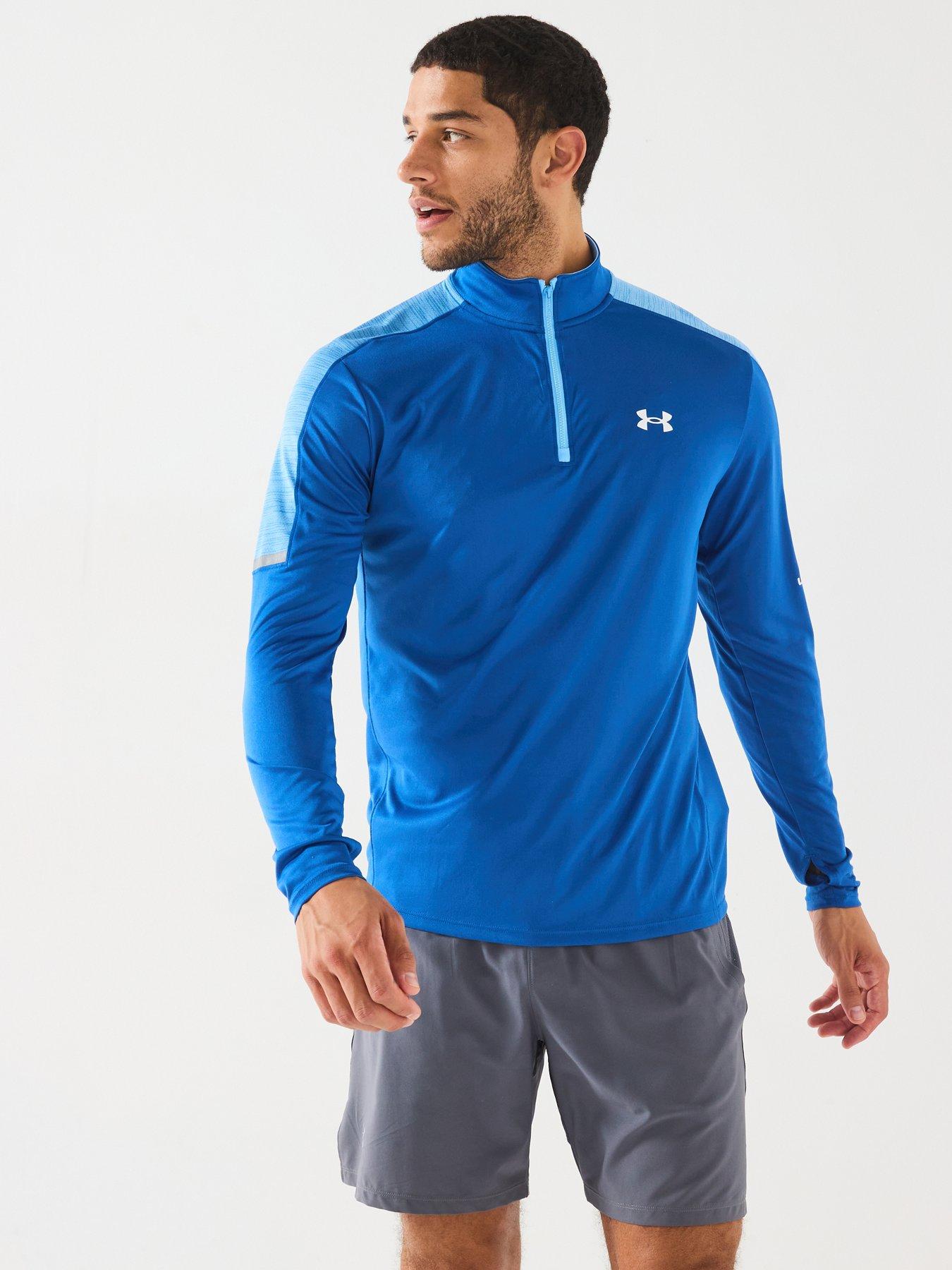 UNDER ARMOUR Men's Training Tech Utility 1/4 Zip Top - Blue | Very