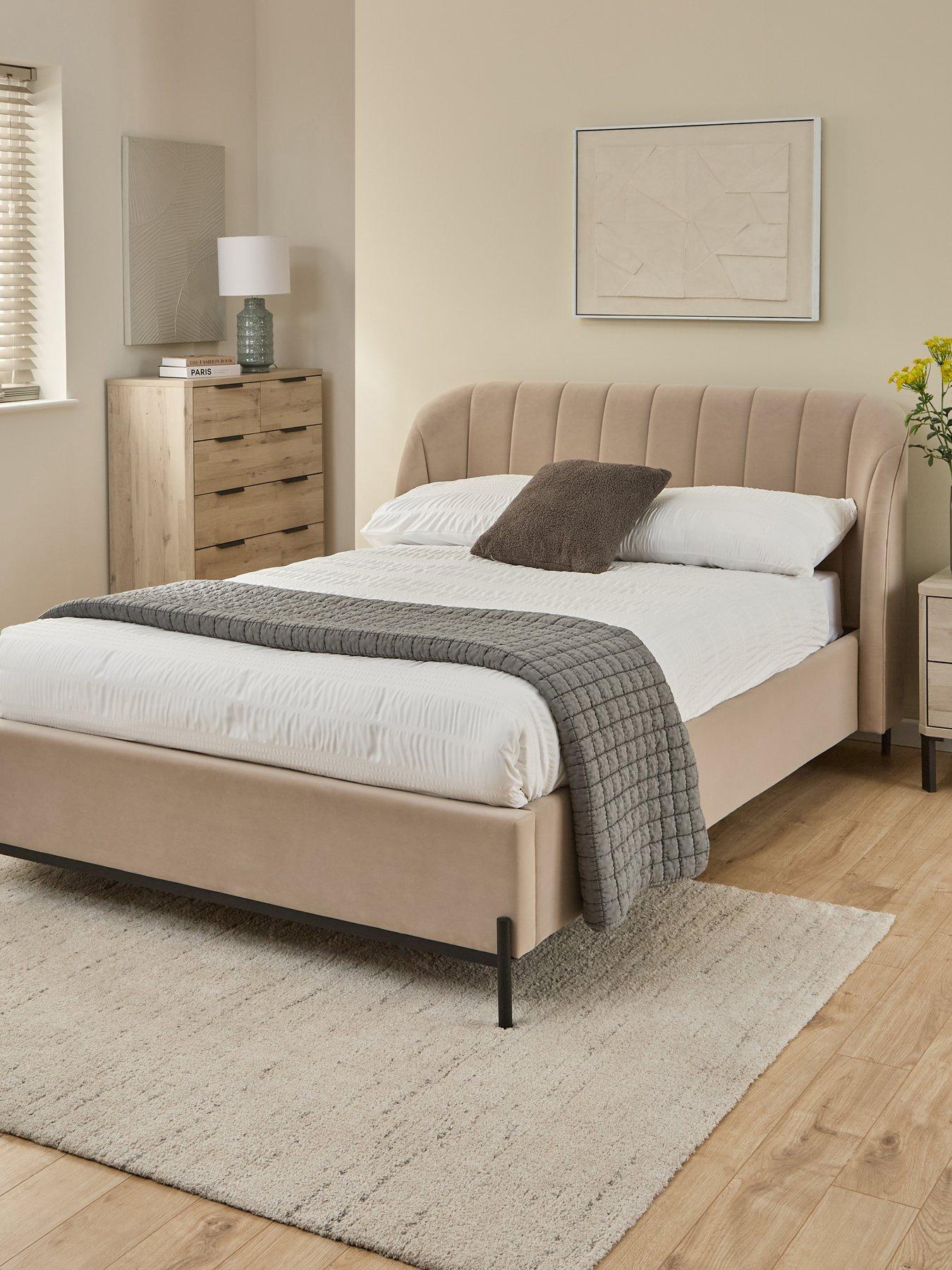 Very Home Korson Fabric Bed with Mattress Options (Buy & SAVE!) - FSC ...