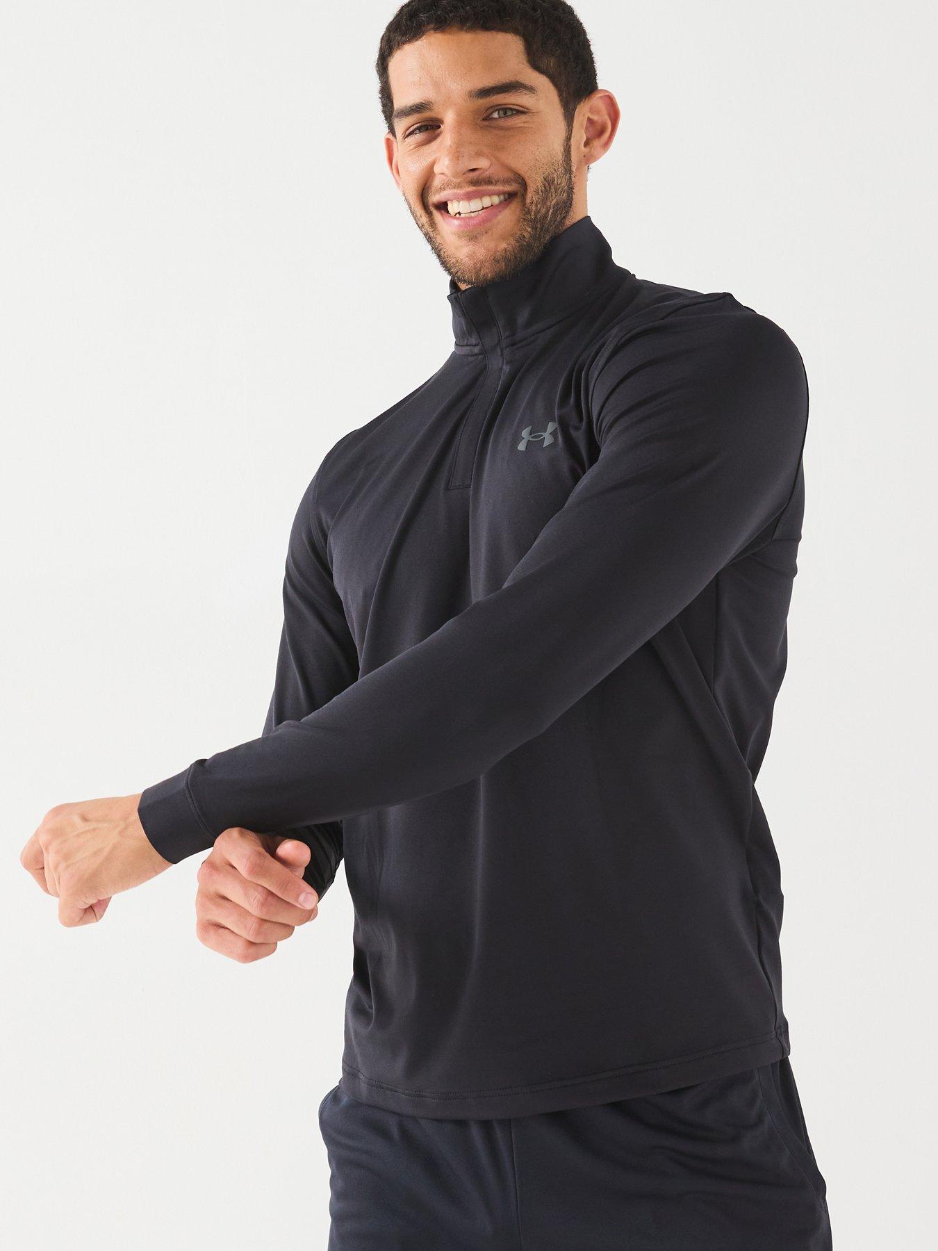 UNDER ARMOUR Men's Training Playoff 1/4 Zip Top - Black | Very