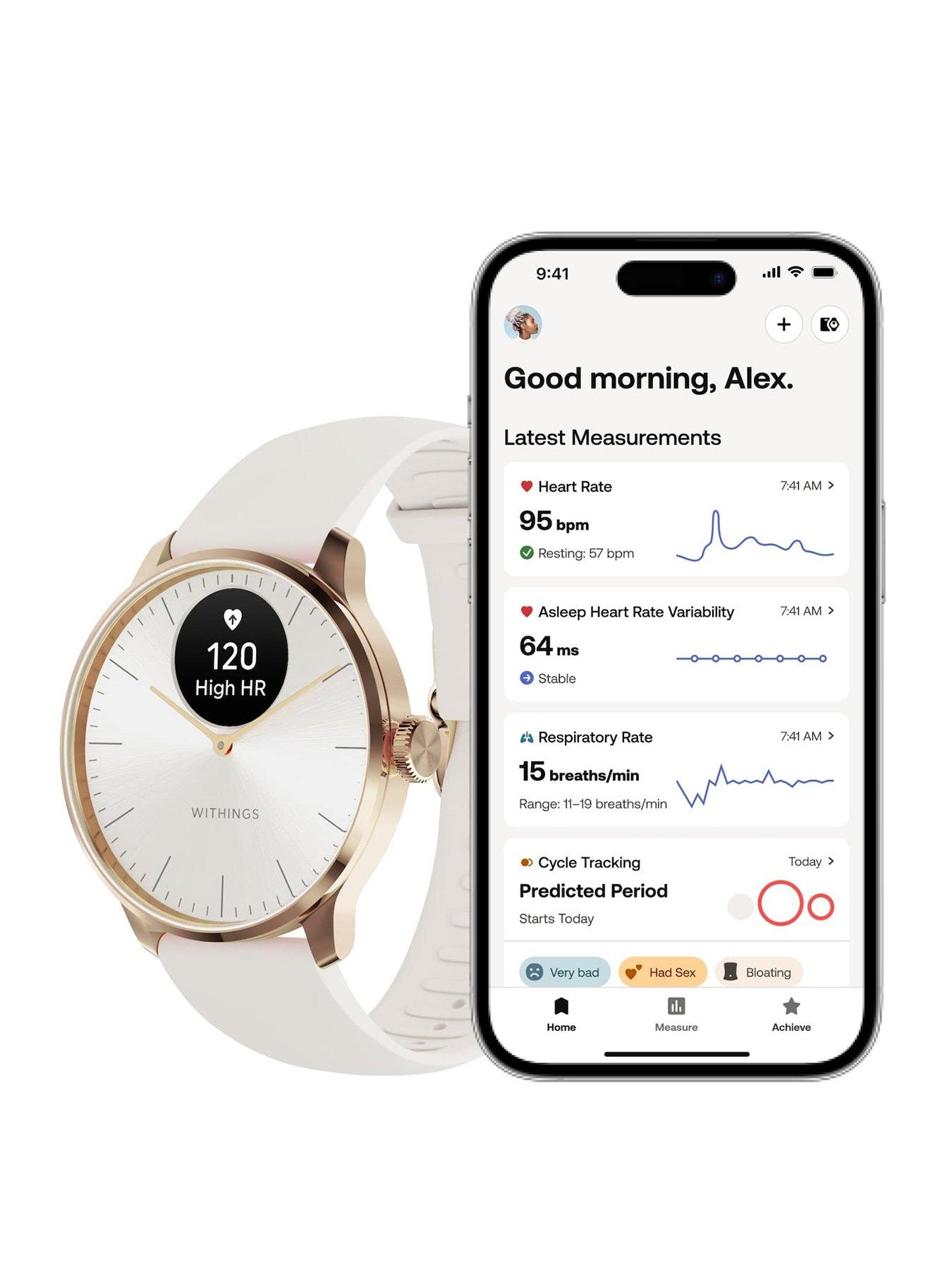 Withings Scanwatch Light - Rose Gold White | Very