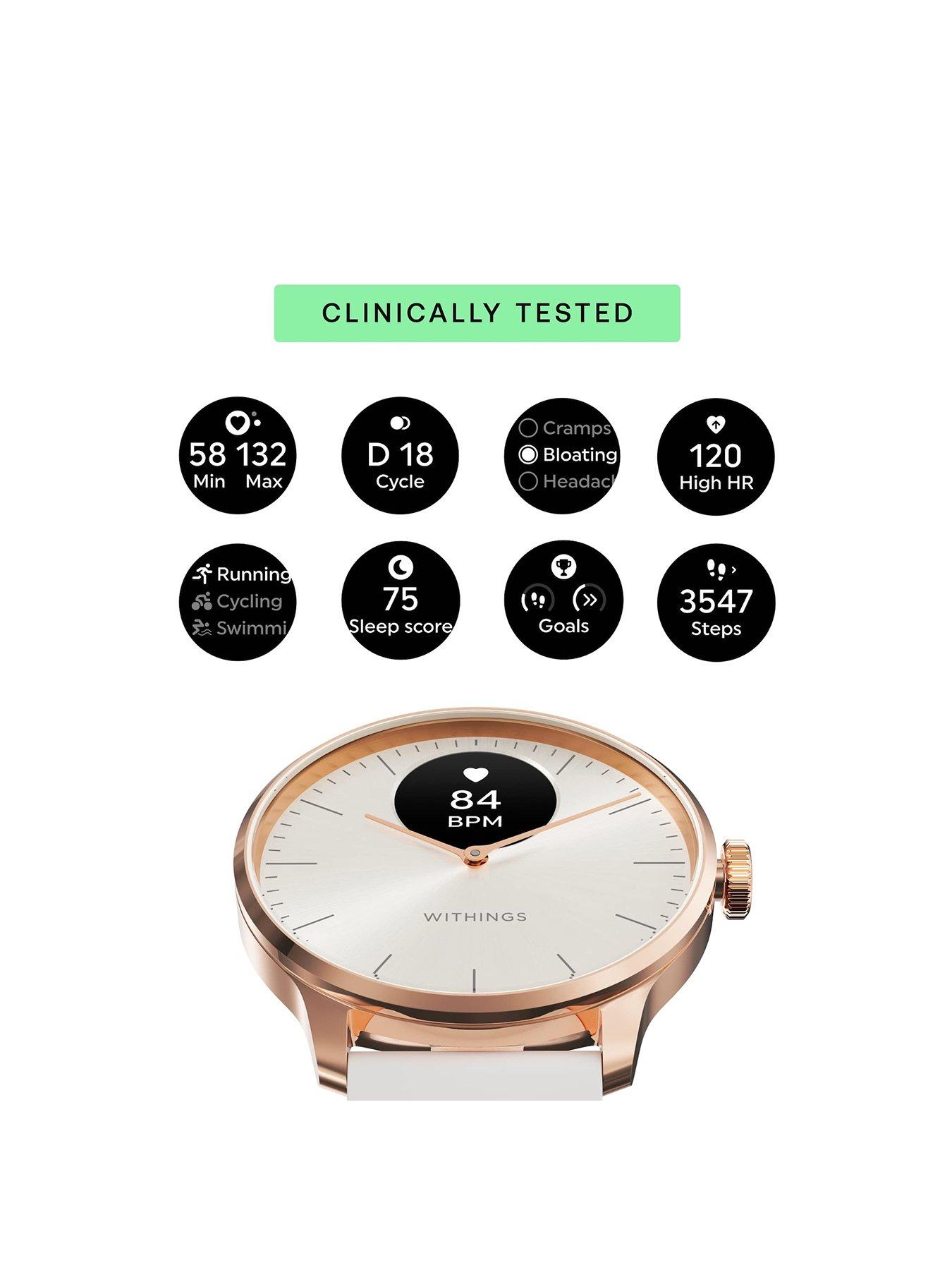 Withings Scanwatch Light - Rose Gold White | Very