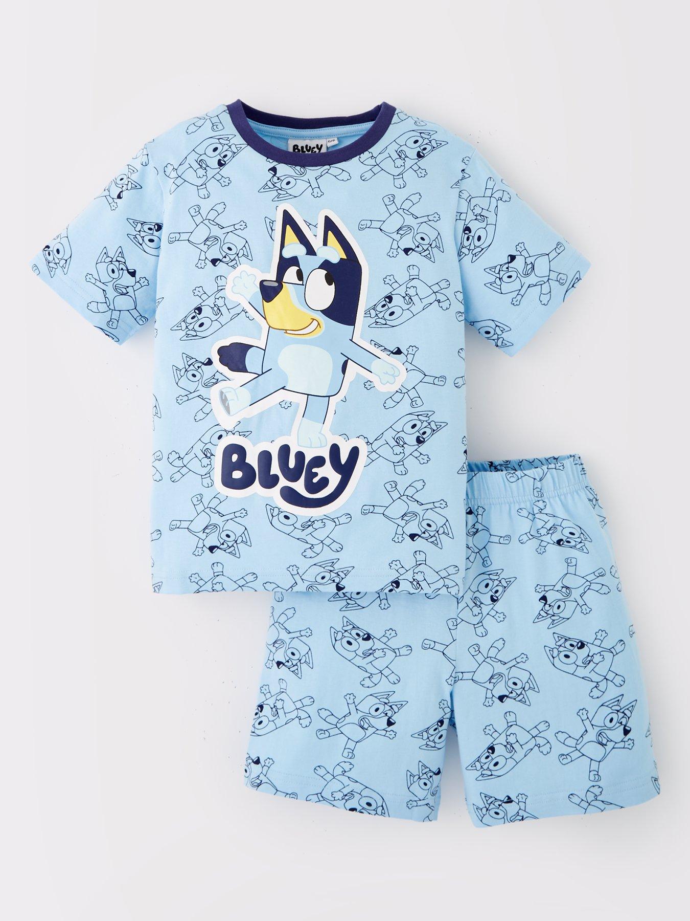 Bluey Short Sleeve Pyjamas - Blue | Very