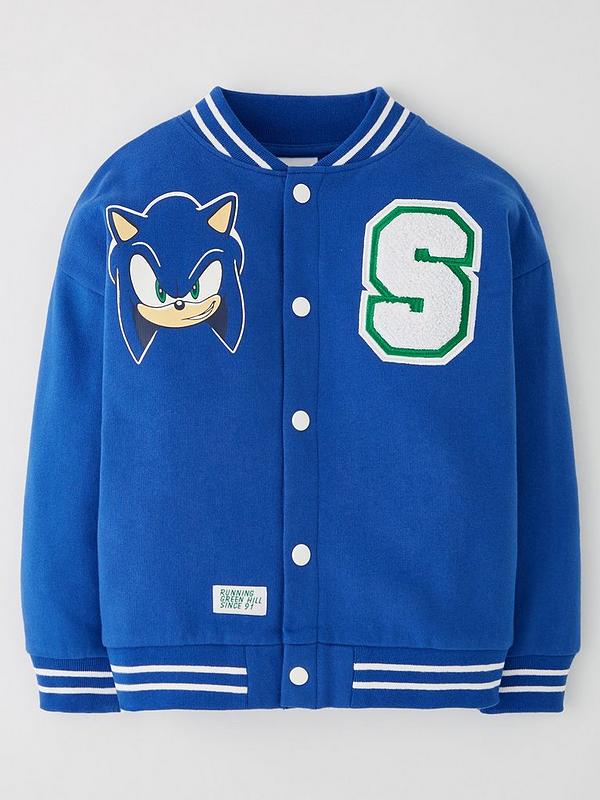 Sonic the Hedgehog Varsity Jacket - Blue | Very Sonic the Hedgehog Varsity Jacket - Blue | Very