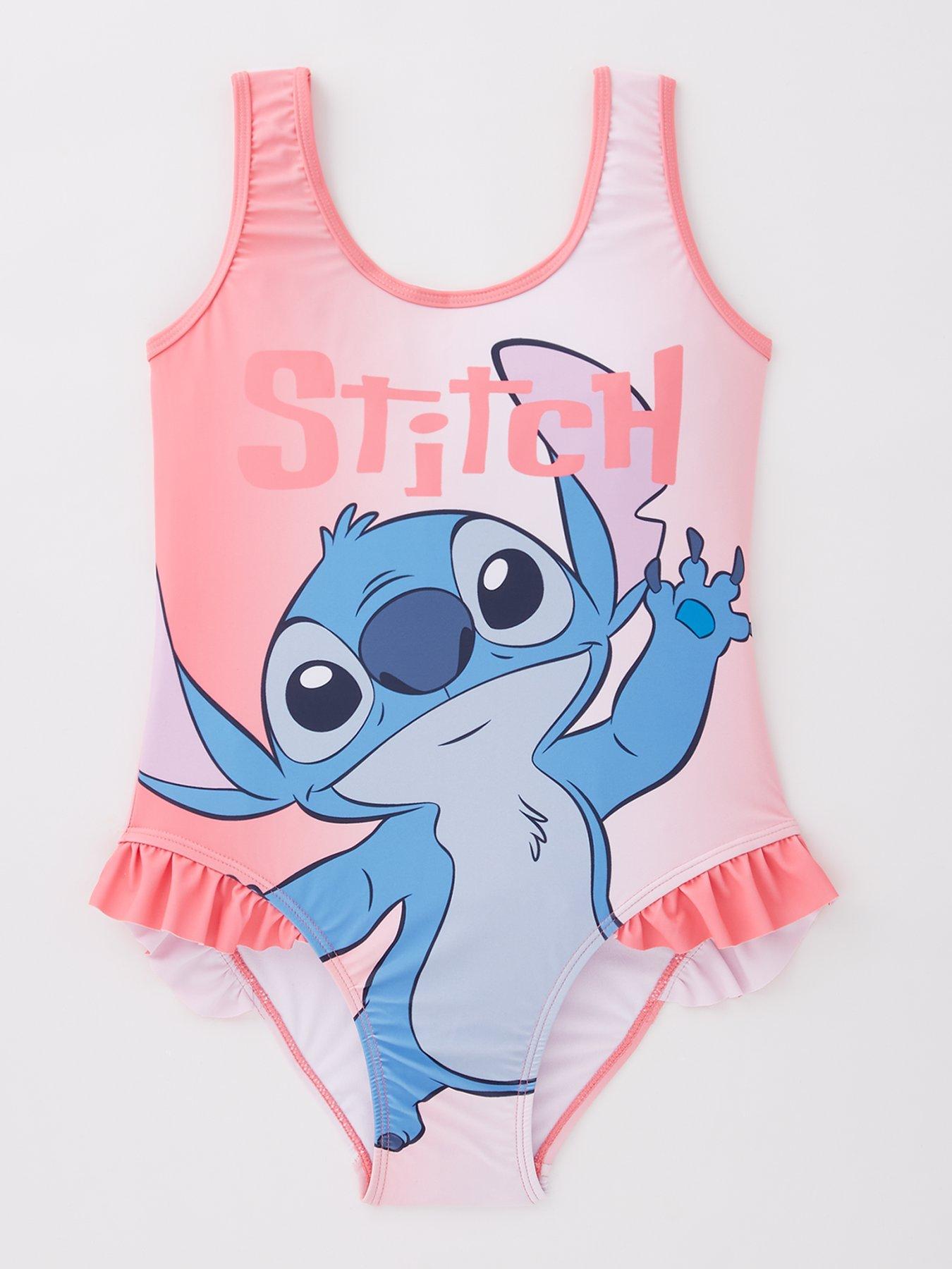 Disney Lilo & Stitch Stitch Swimming Costume - Pink | Very