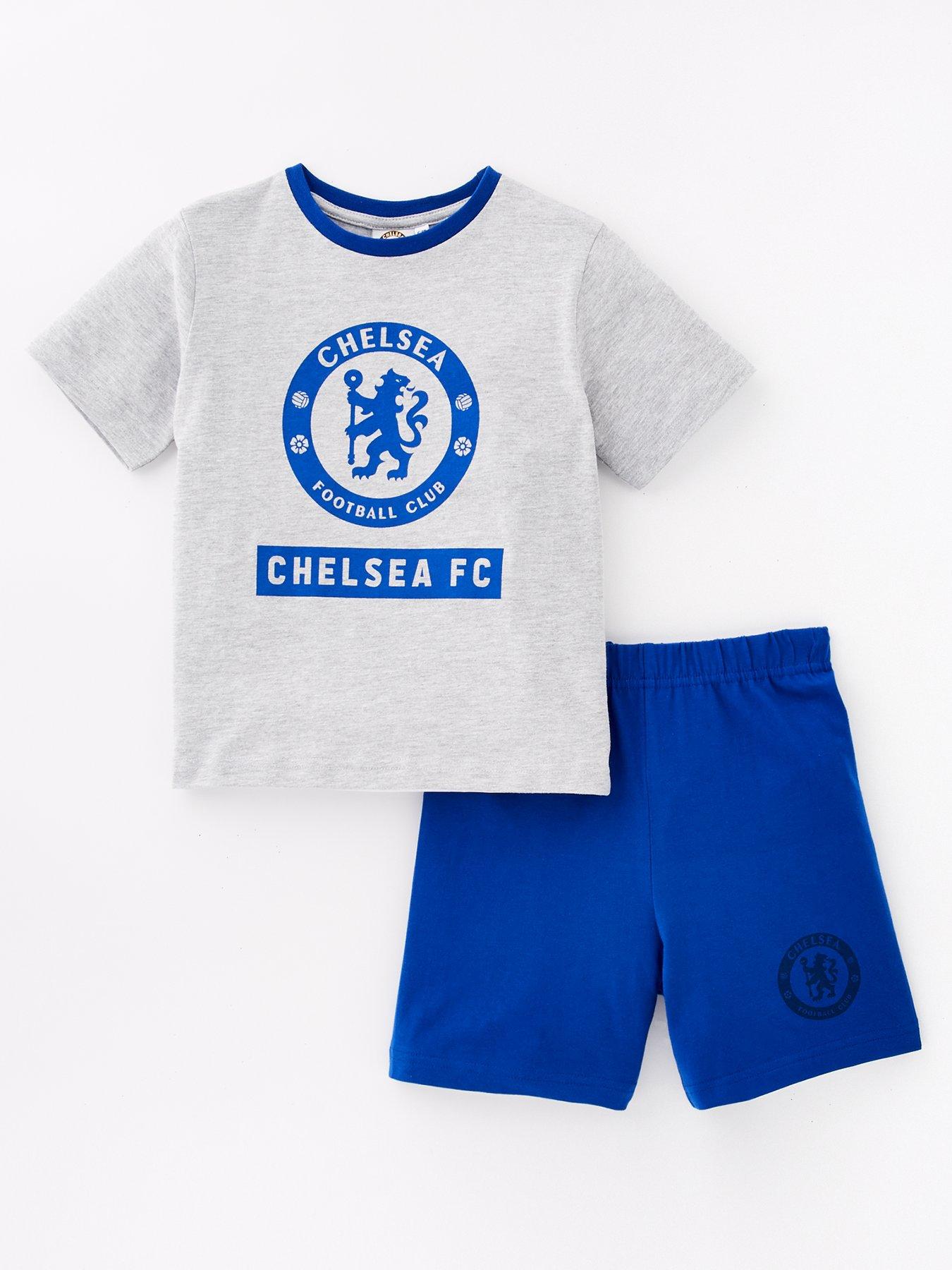 Chelsea Football Club Short Pyjama Set - Blue/White | Very