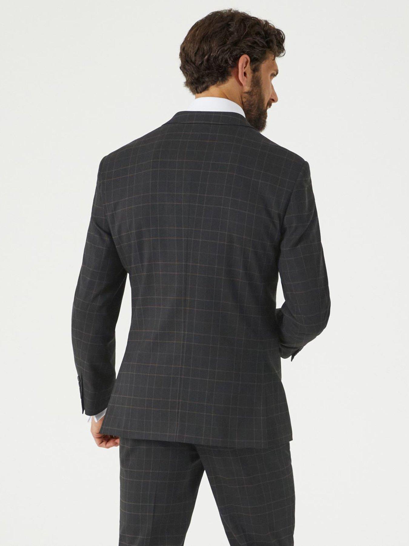Skopes Casey Check Tailored Fit Suit Jacket | Very