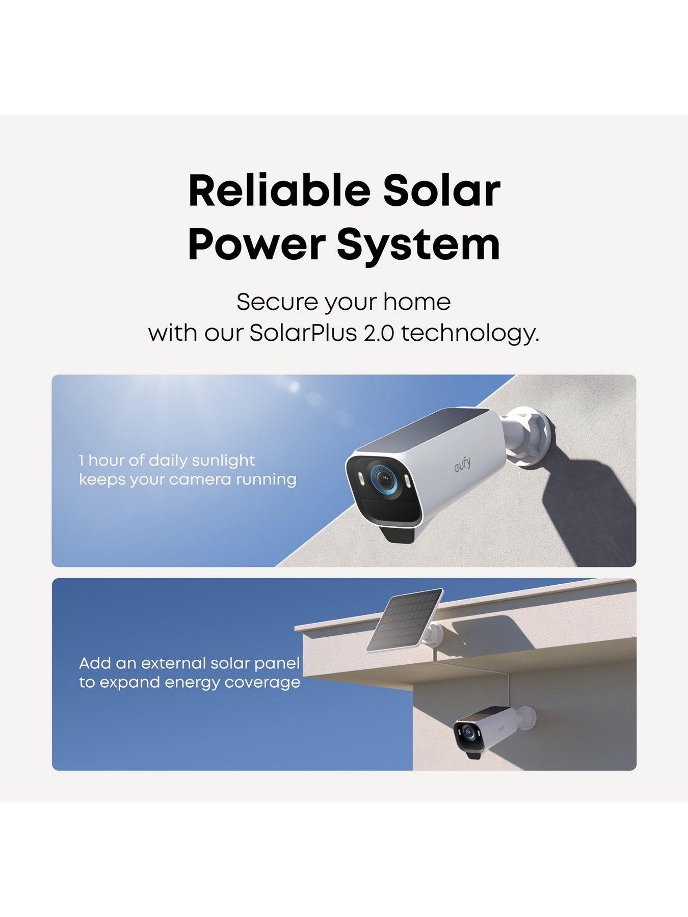 Eufy eufyCam S3 Pro Add-On Security Camera, 4K, Solar, No Monthly Fee ...