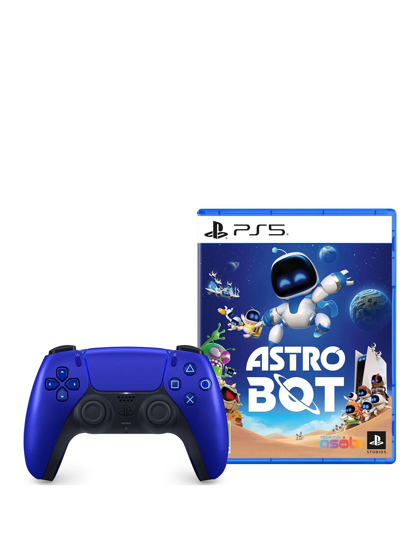 PlayStation 5 Astro Bot & DualSense Wireless Controller - Cobalt Blue ...