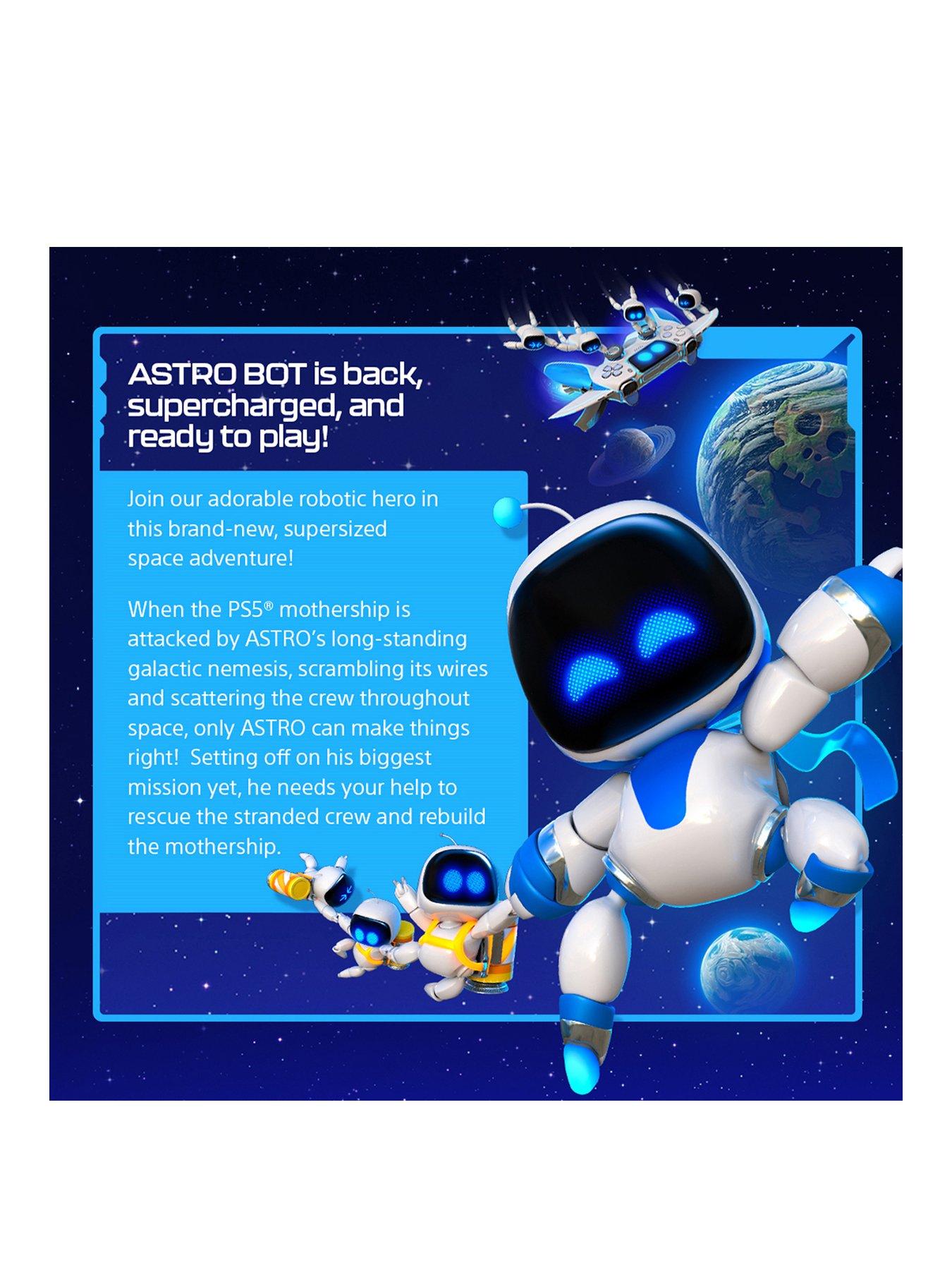PlayStation 5 Astro Bot & DualSense Wireless Controller - Cobalt Blue ...