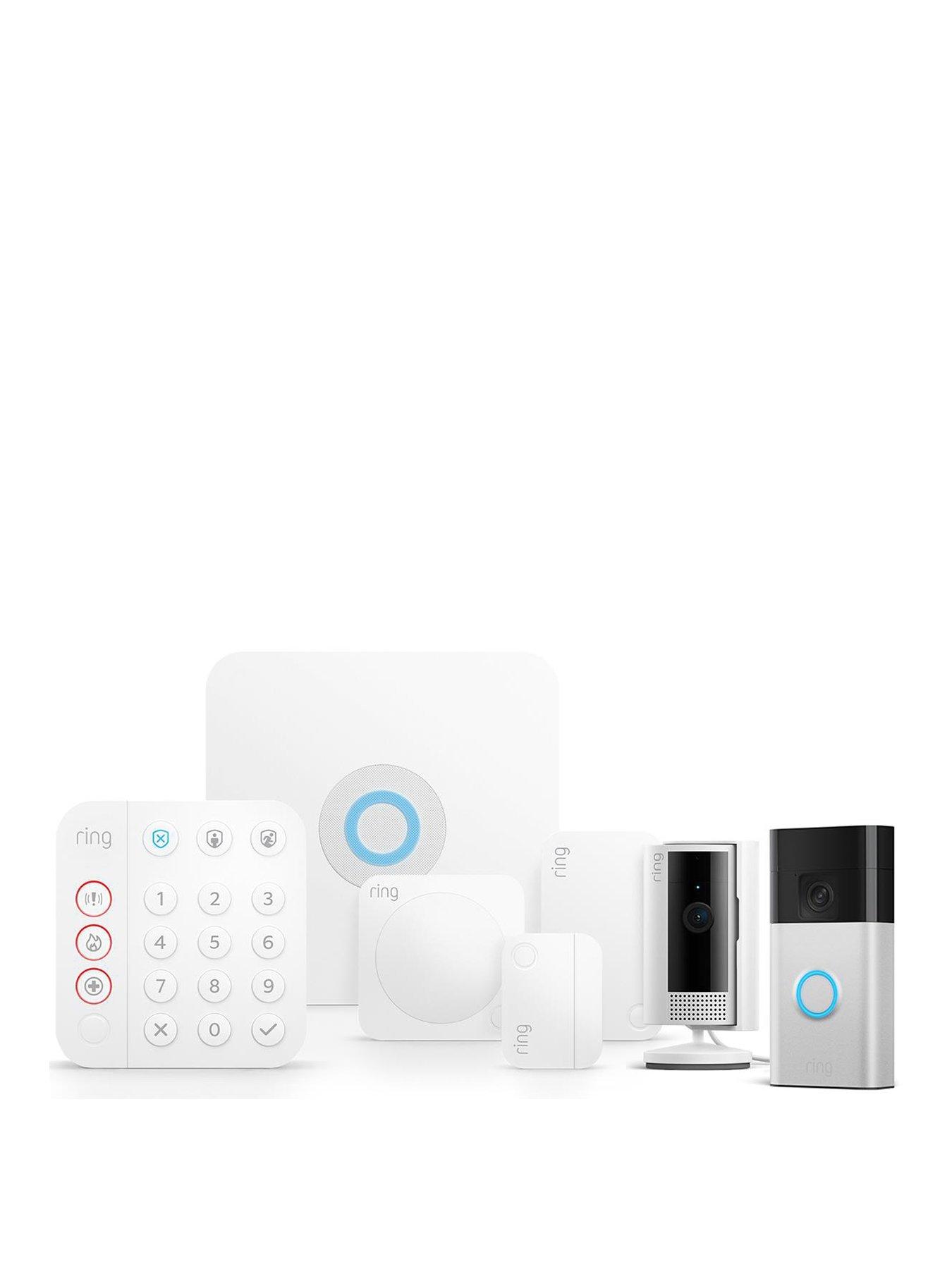 RING Alarm 7 Piece Kit Home Security Bundle Including Indoor Cam and ...