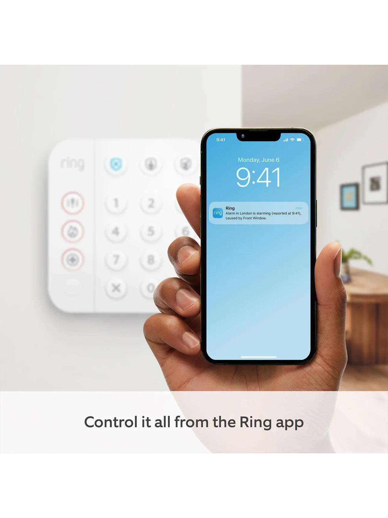 RING Alarm 7 Piece Kit Home Security Bundle Including Indoor Cam and ...